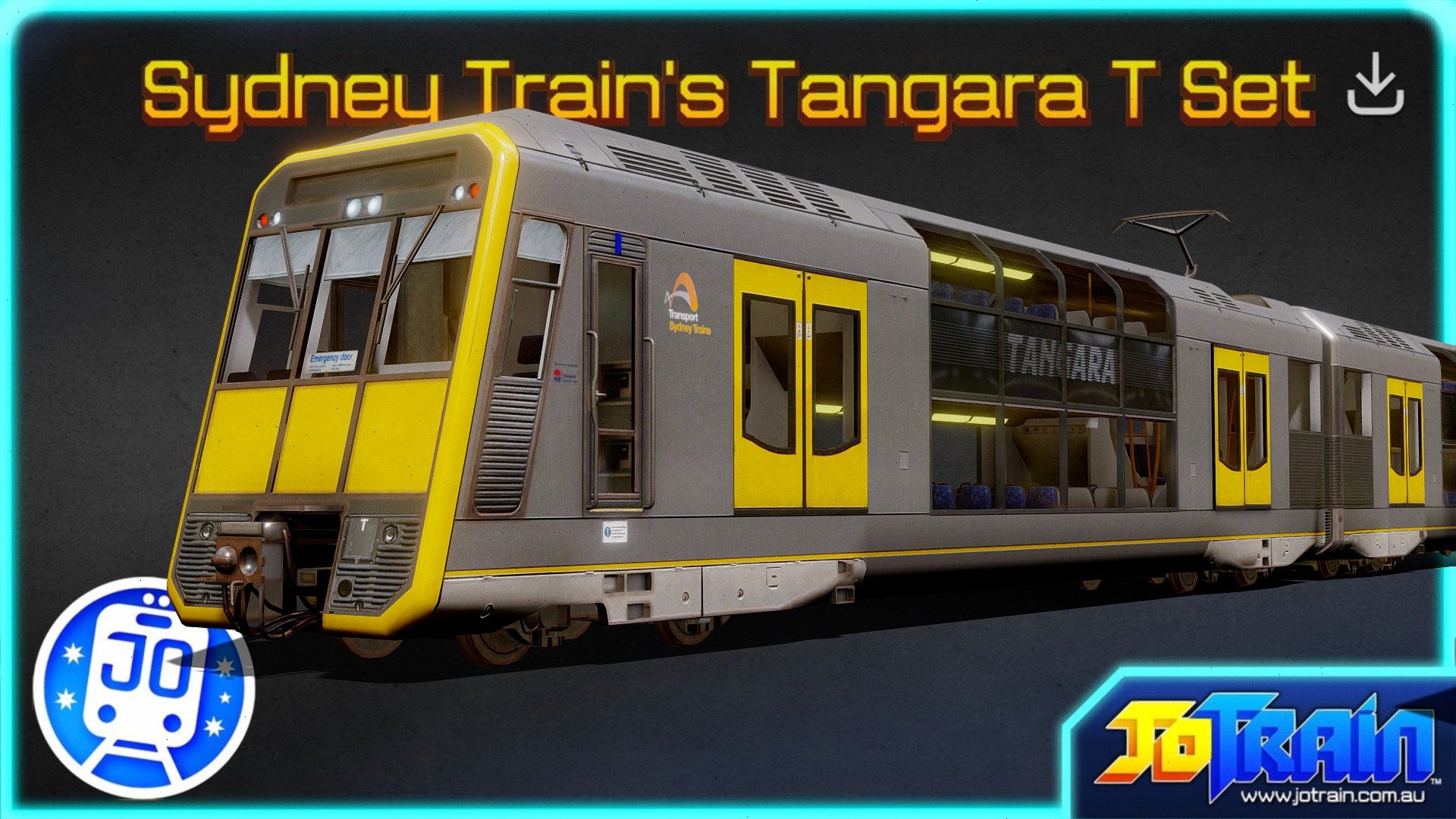 Sydney Trains Tangara T-set Double Decker Train - 3D model by Jotrain Models (@Jotrain) [065d051 ...