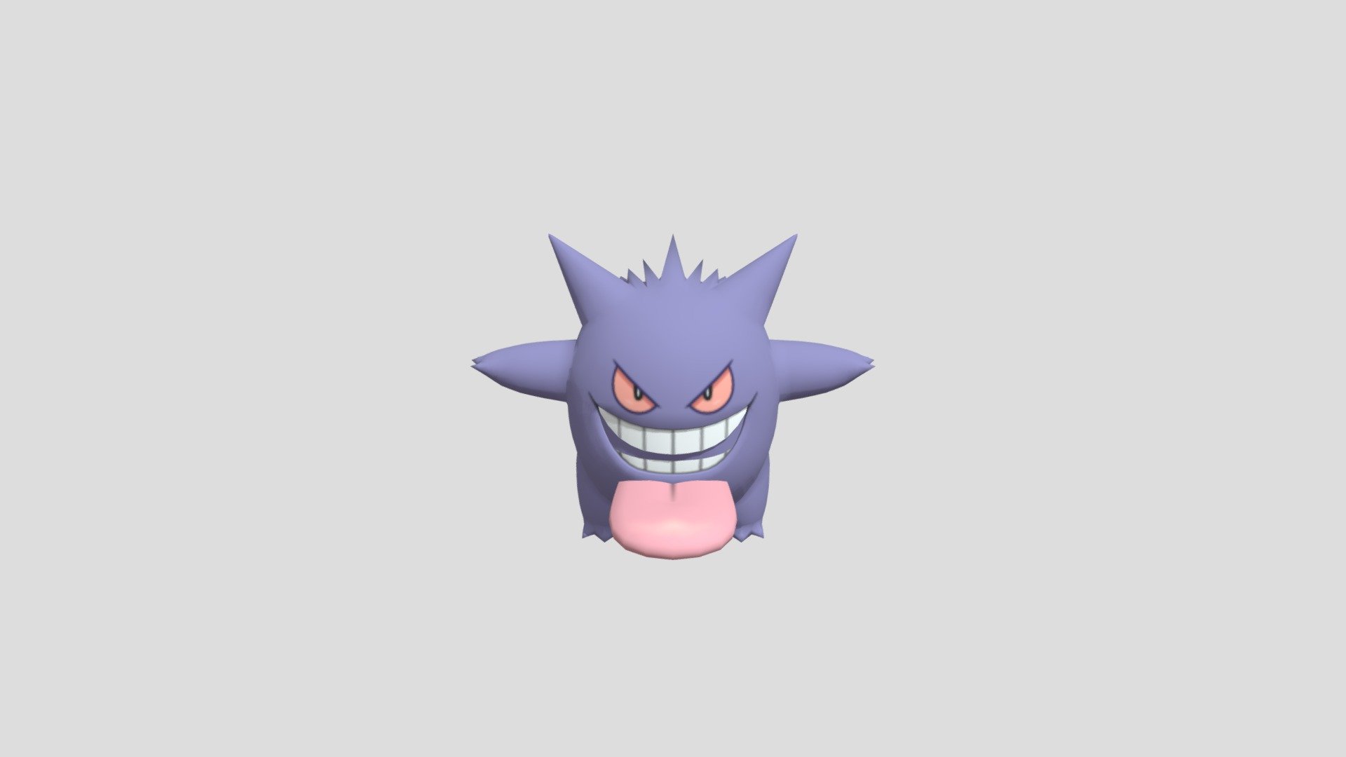 Gengar - Download Free 3D model by Dodogamer (@lazaronogueira832 ...