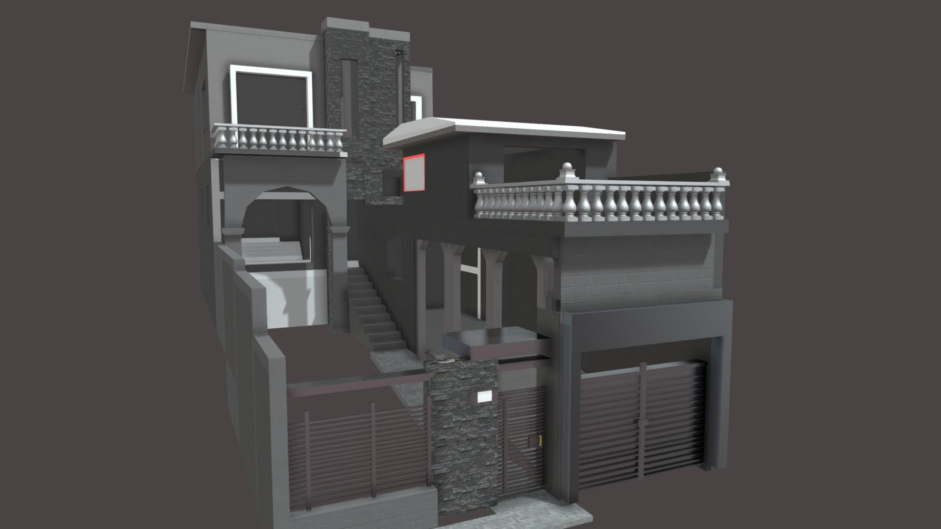 Sample House design - 3D model by Jonathan Martinez (@martinezxdon ...