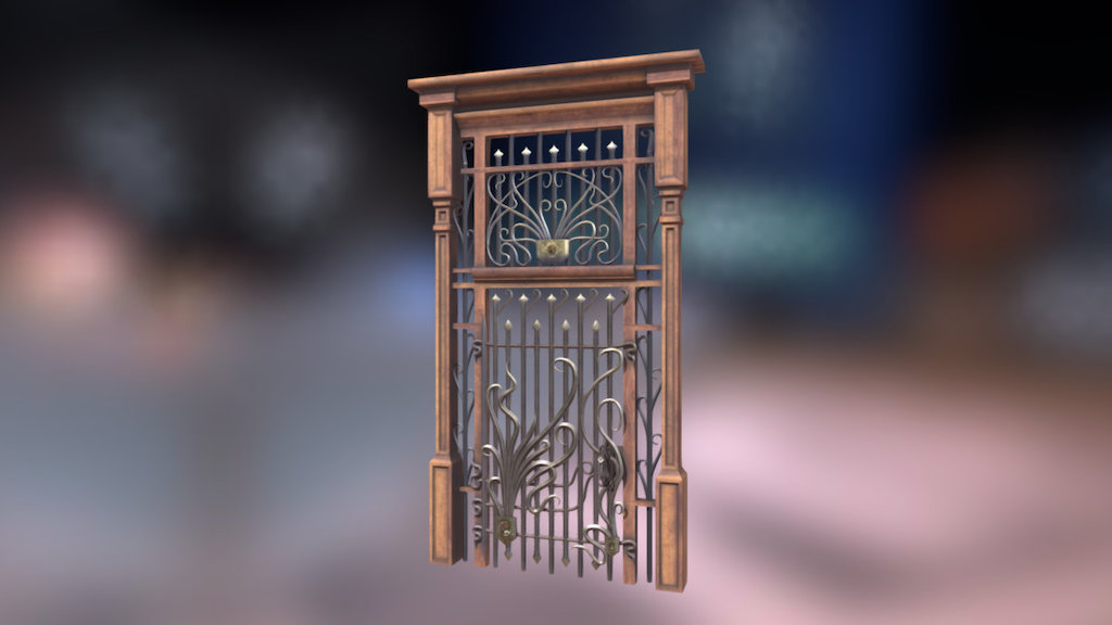 Iron Gate - 3D model by Scott Thompson (@SelflessWon) [06636cf] - Sketchfab