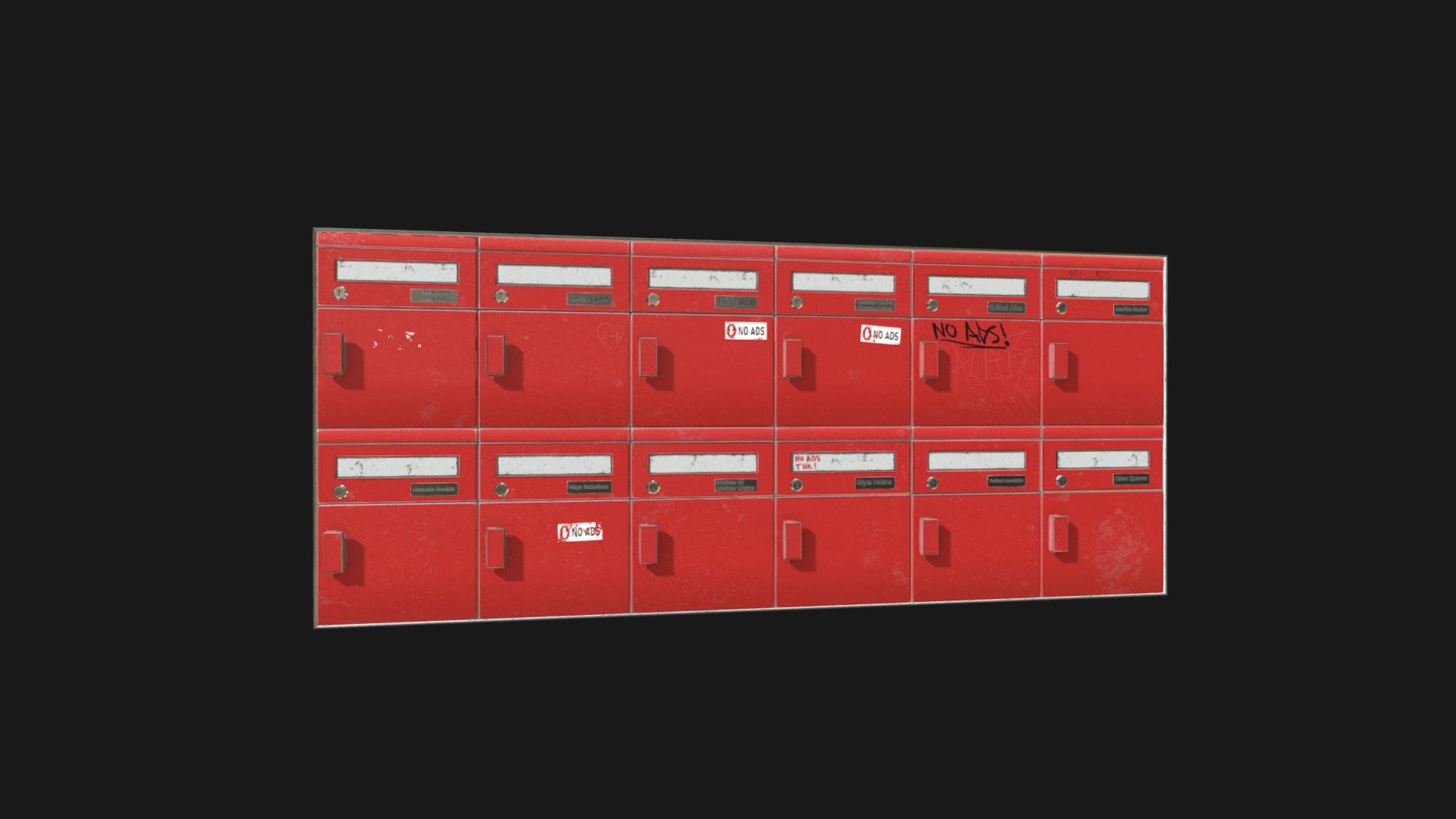 Building Mailboxes - Download Free 3D model by quarrozethan [066398c ...