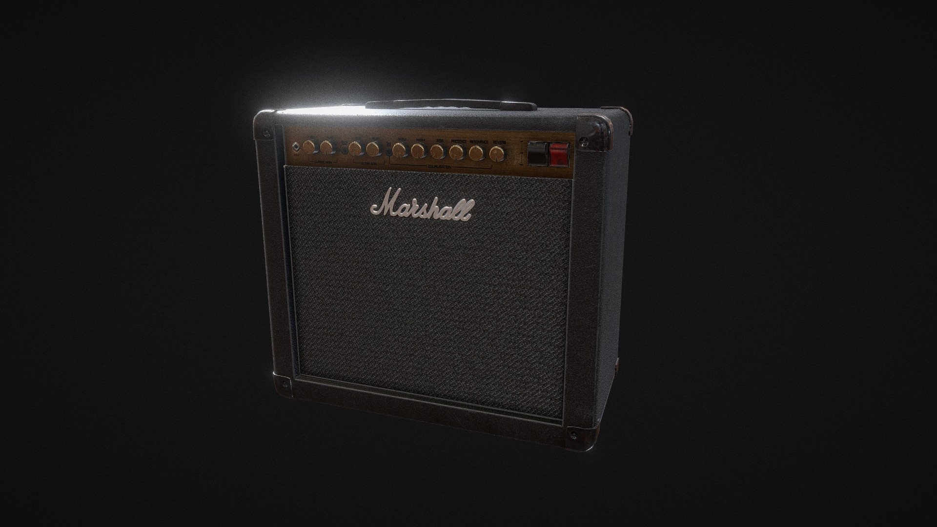 Marshall Combo Amplifier - 3D model by anastasiabaginska [0664803 ...