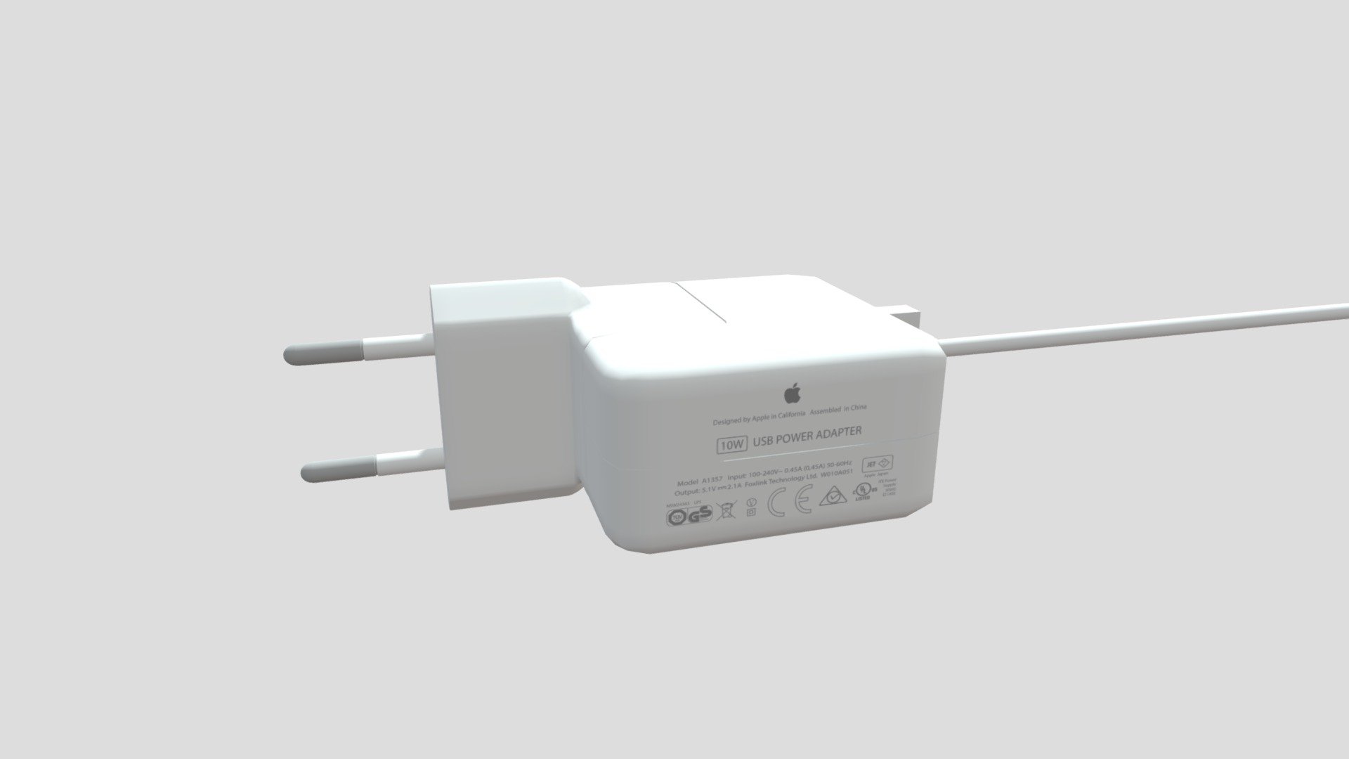 10W iPhone/iPad charger - Download Free 3D model by elsa2297 (@elsa2297 ...