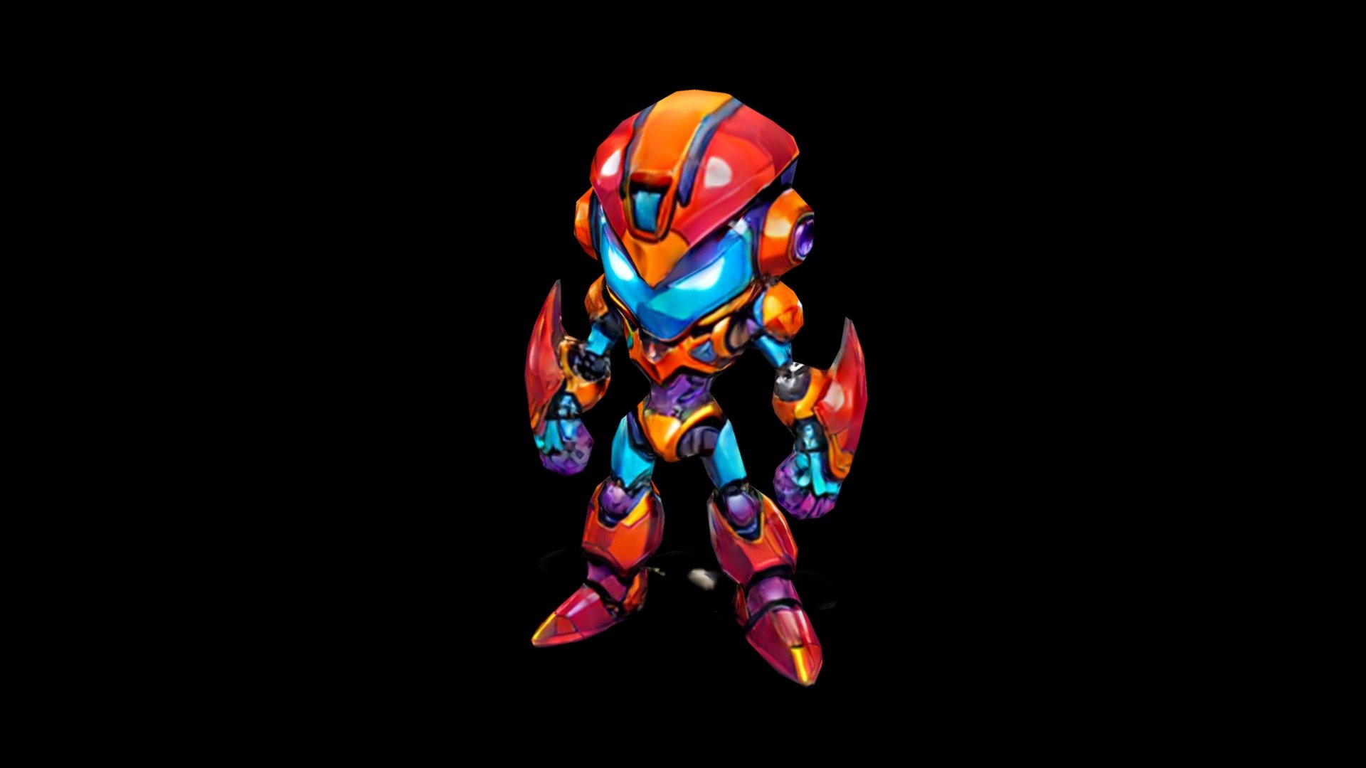 Red Robo - Download Free 3D model by klrxyz [0666e92] - Sketchfab