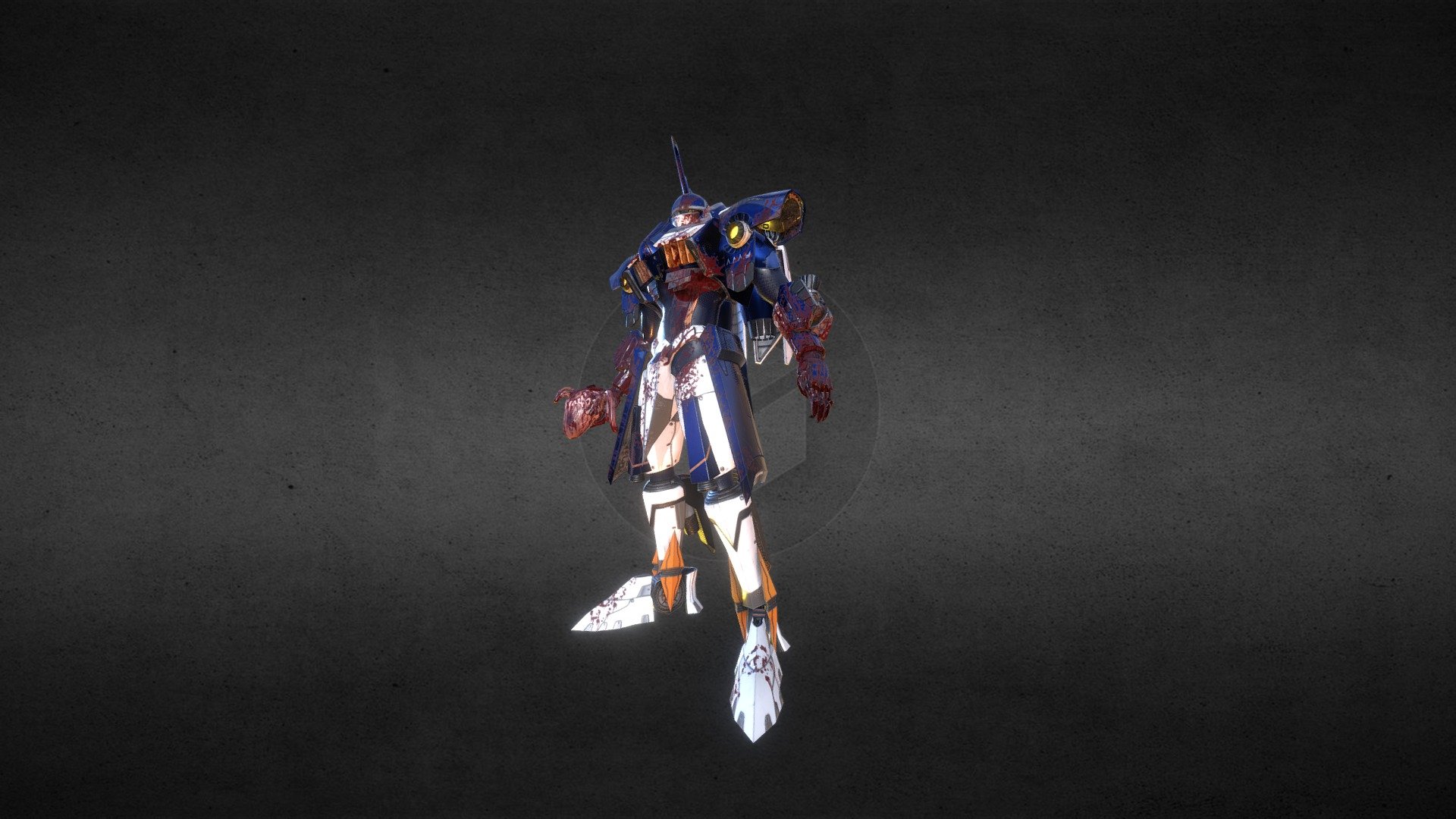 Giant Mech - Gory A.D.A.M. - Rigged - Buy Royalty Free 3D model by Vito ...