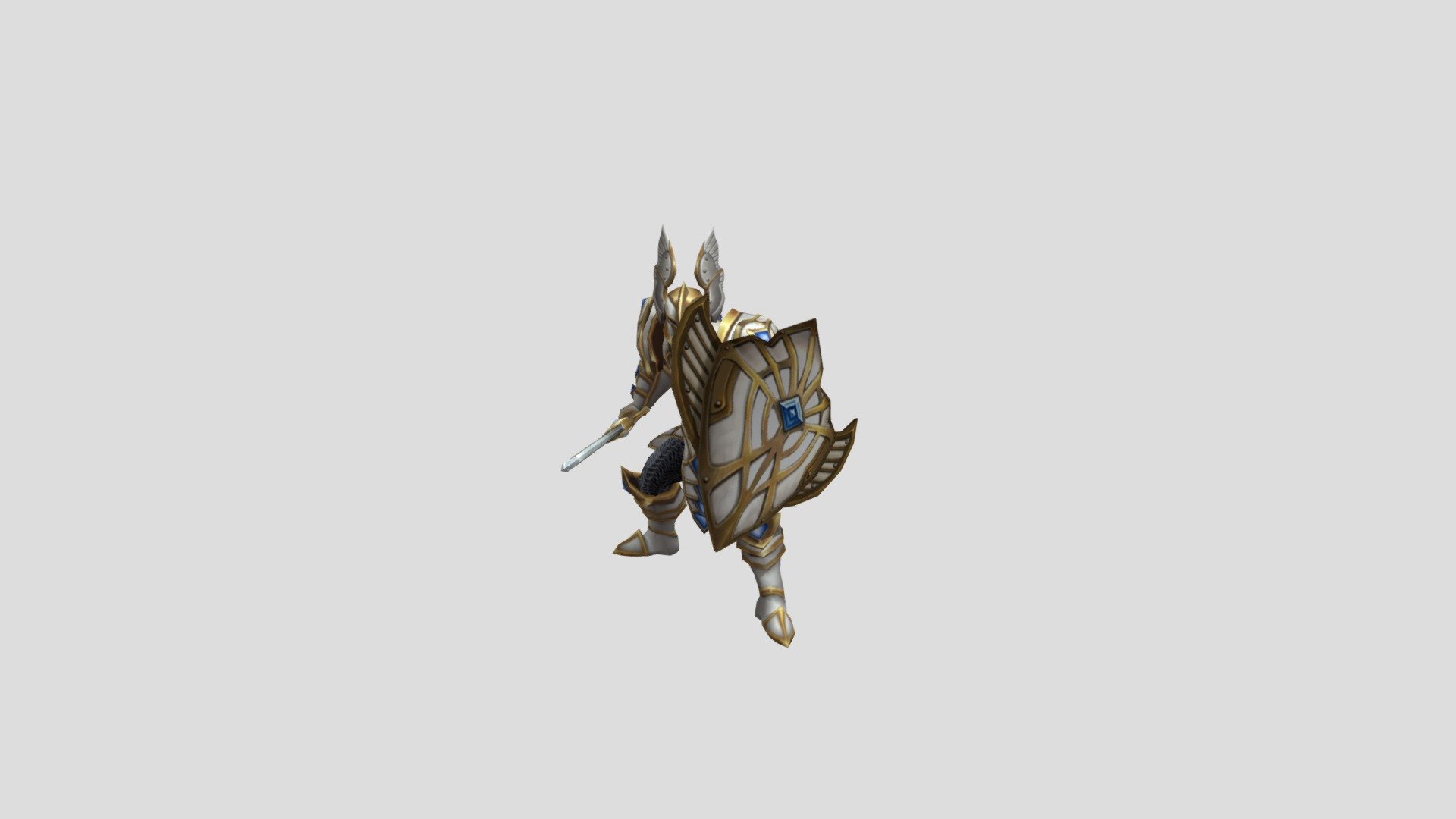 Dark Fantasy Character - Guardian - 3D model by jjstudio [0669080 ...
