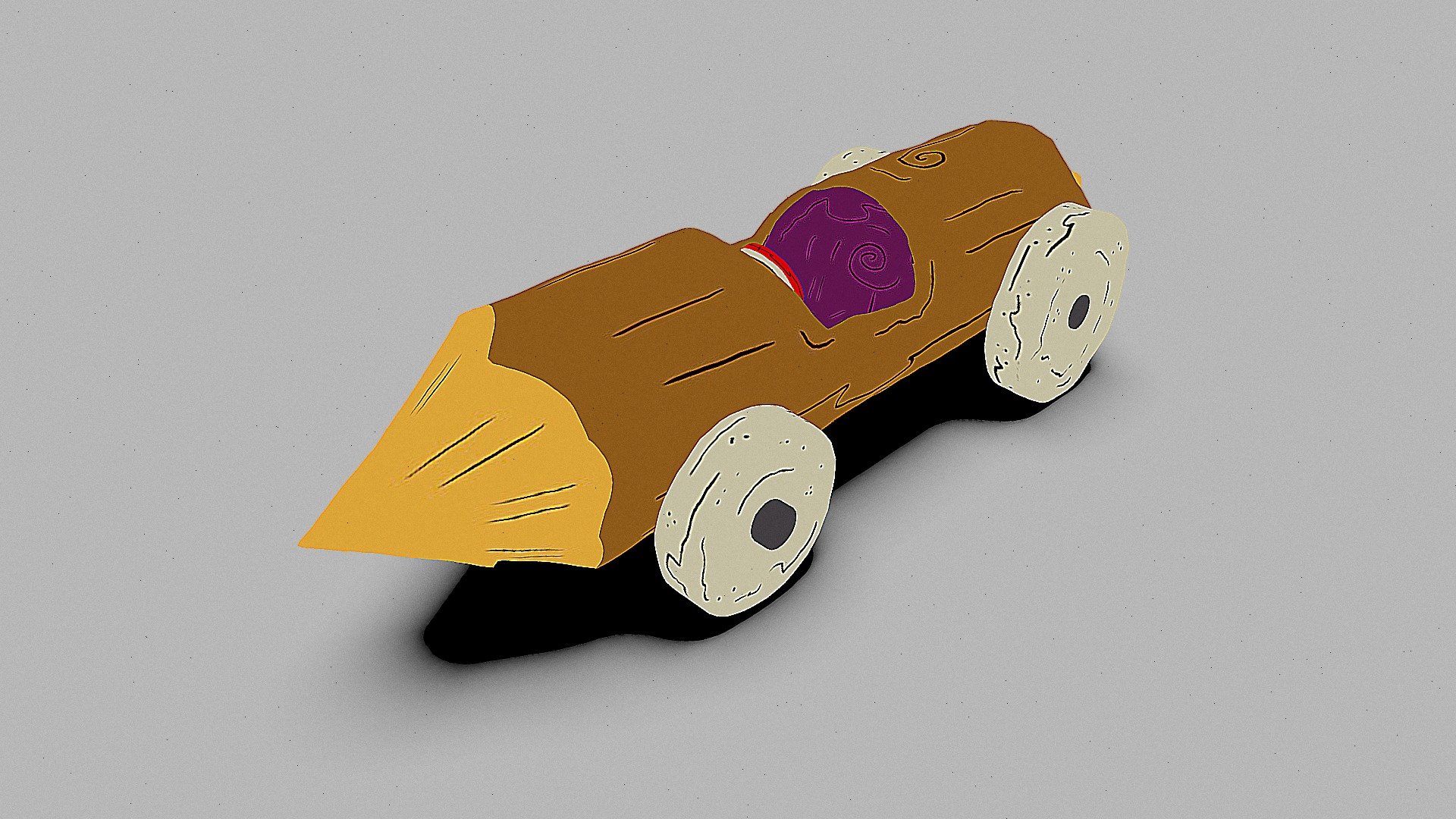 troncomovil Barney Rubble / Pablo Marmol - 3D model by Nell3d [066976b ...