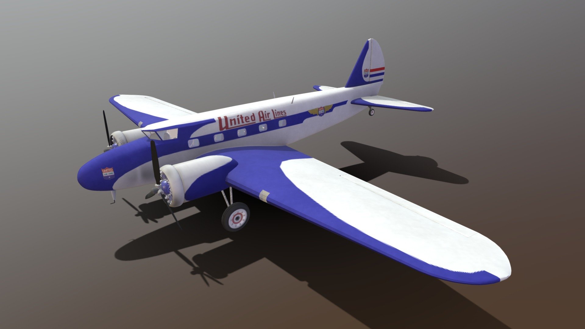Boeing 247 - Download Free 3D model by helijah [0669f1a] - Sketchfab