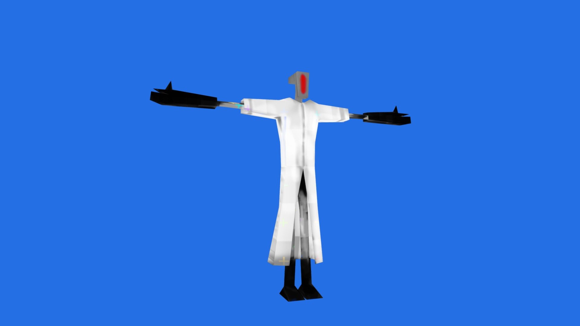 Very Low Poly Robotic Scientist - Download Free 3D model by Zane (@it ...
