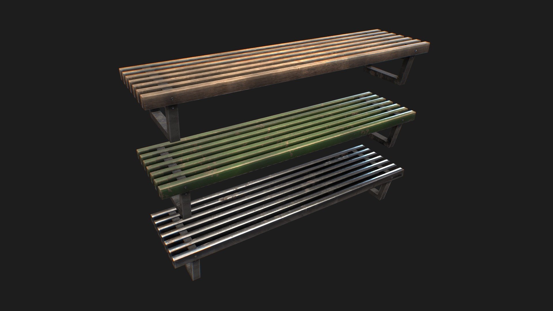 Modern Bench - Buy Royalty Free 3D model by MelonMan [066ab72 ...