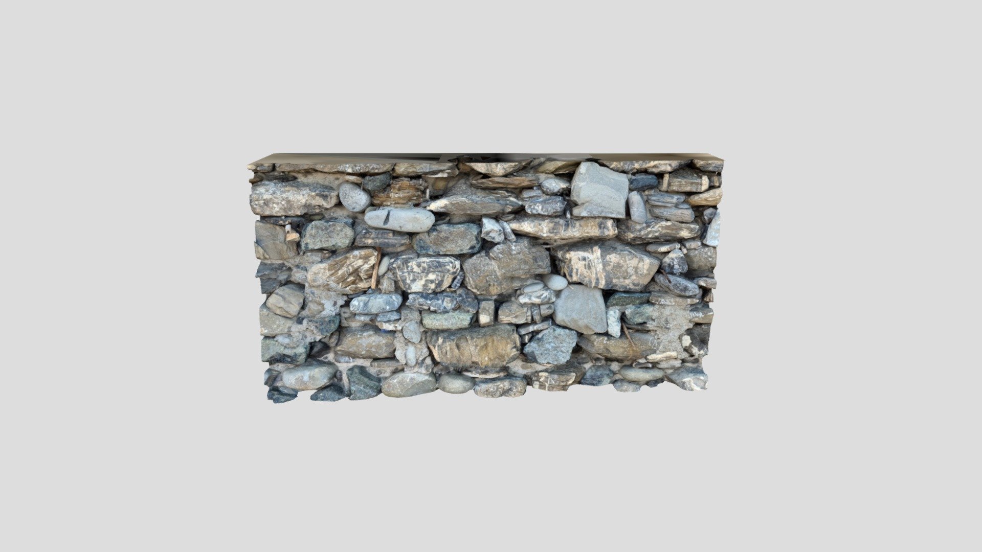 Eroded Beach stone wall - Download Free 3D model by makemarco [066c3d9 ...