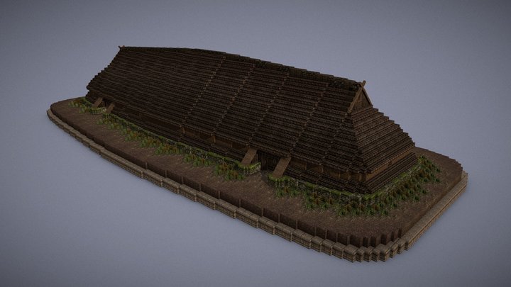 Longhouse 3D models - Sketchfab