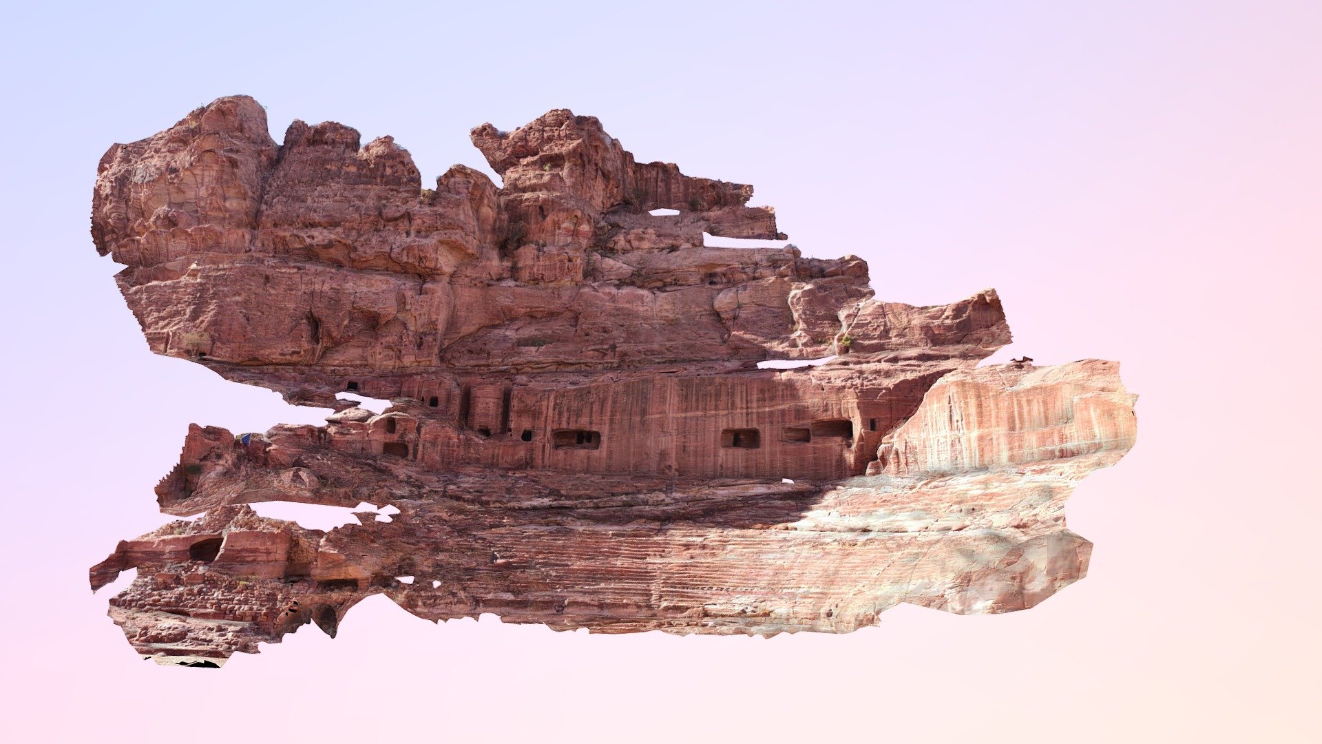 The theatre of Petra - 3D model by AeternaFabulaStudio [067341a ...