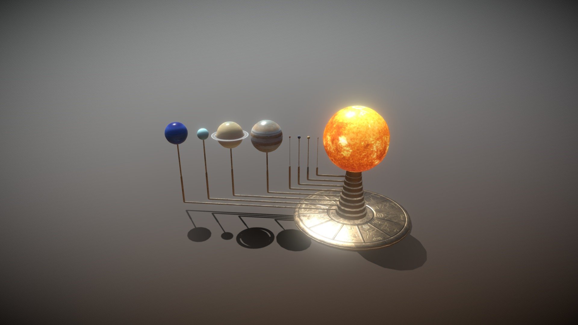 solar_system_model_orrery - 3D model by hoabinhbong1972 [067452f ...