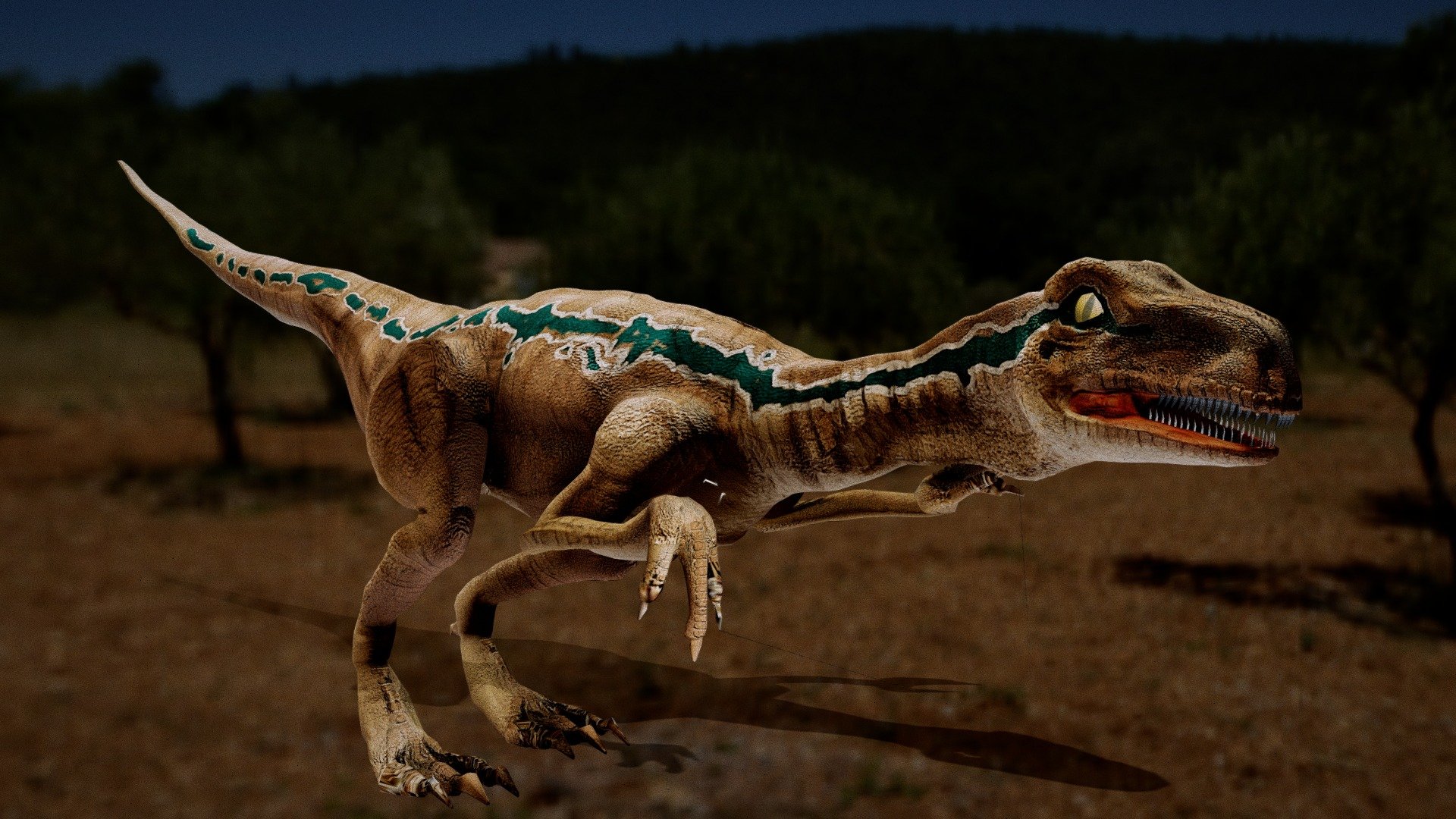 Velociraptor - Download Free 3D model by PAndras (@PusztaiAndras ...