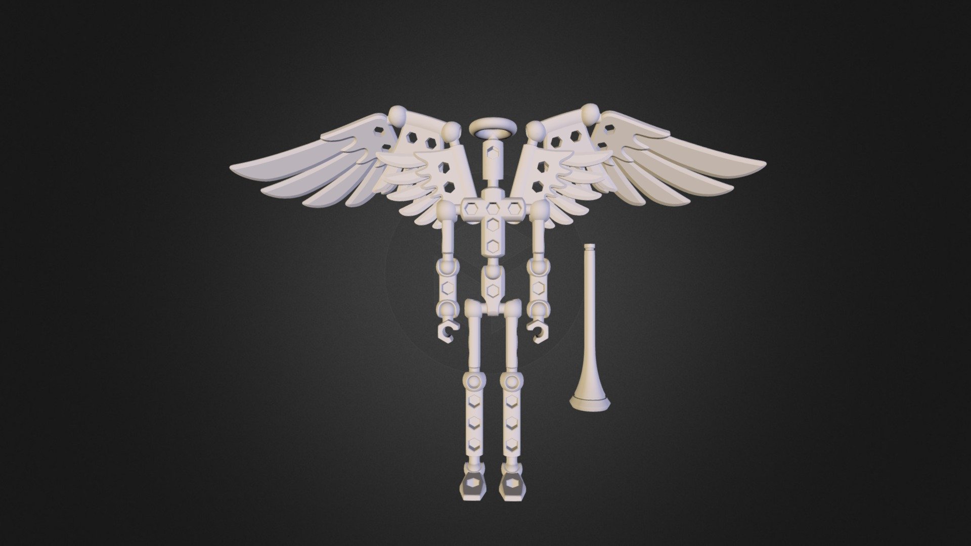 ModiBot V3Angel - 3D model by KidMechano [0675631] - Sketchfab