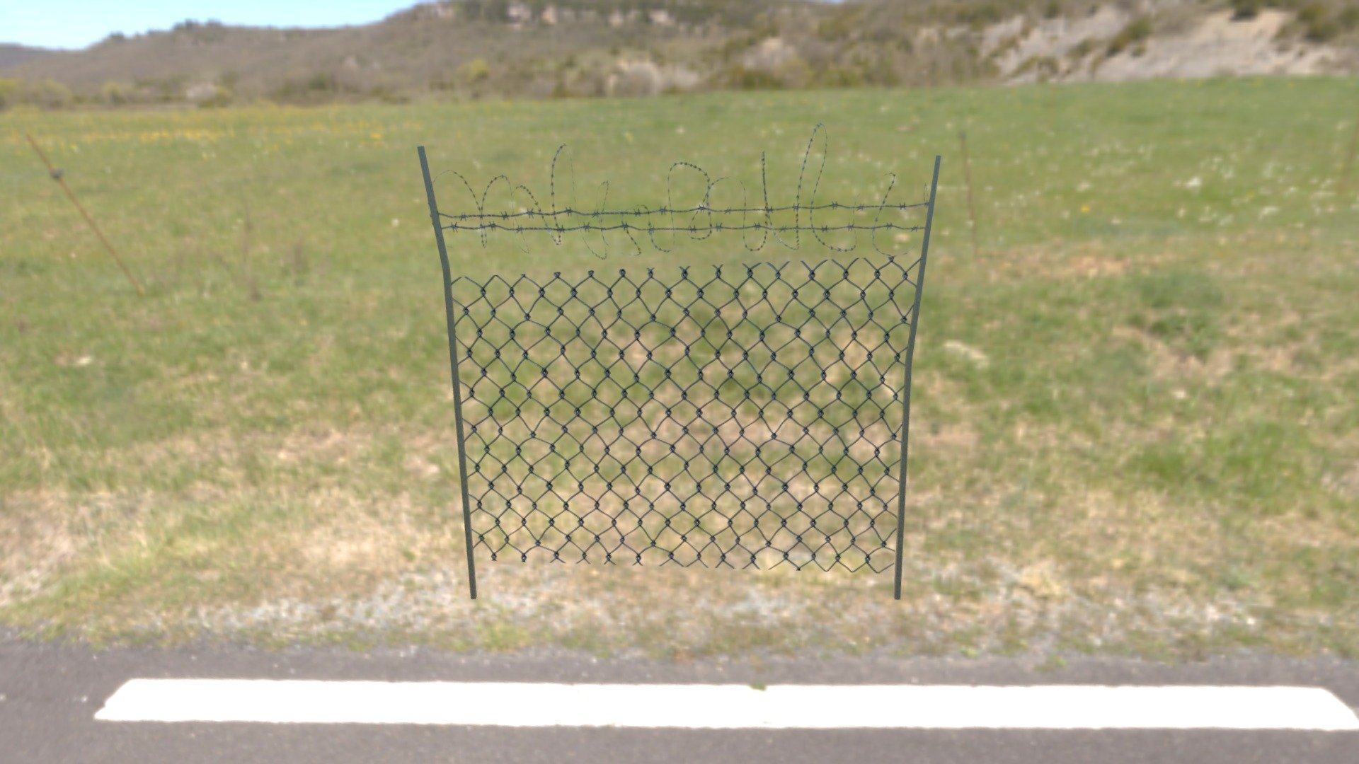 Hello Neighbor 2 Chain Link Fence - Download Free 3D model by irons3th ...