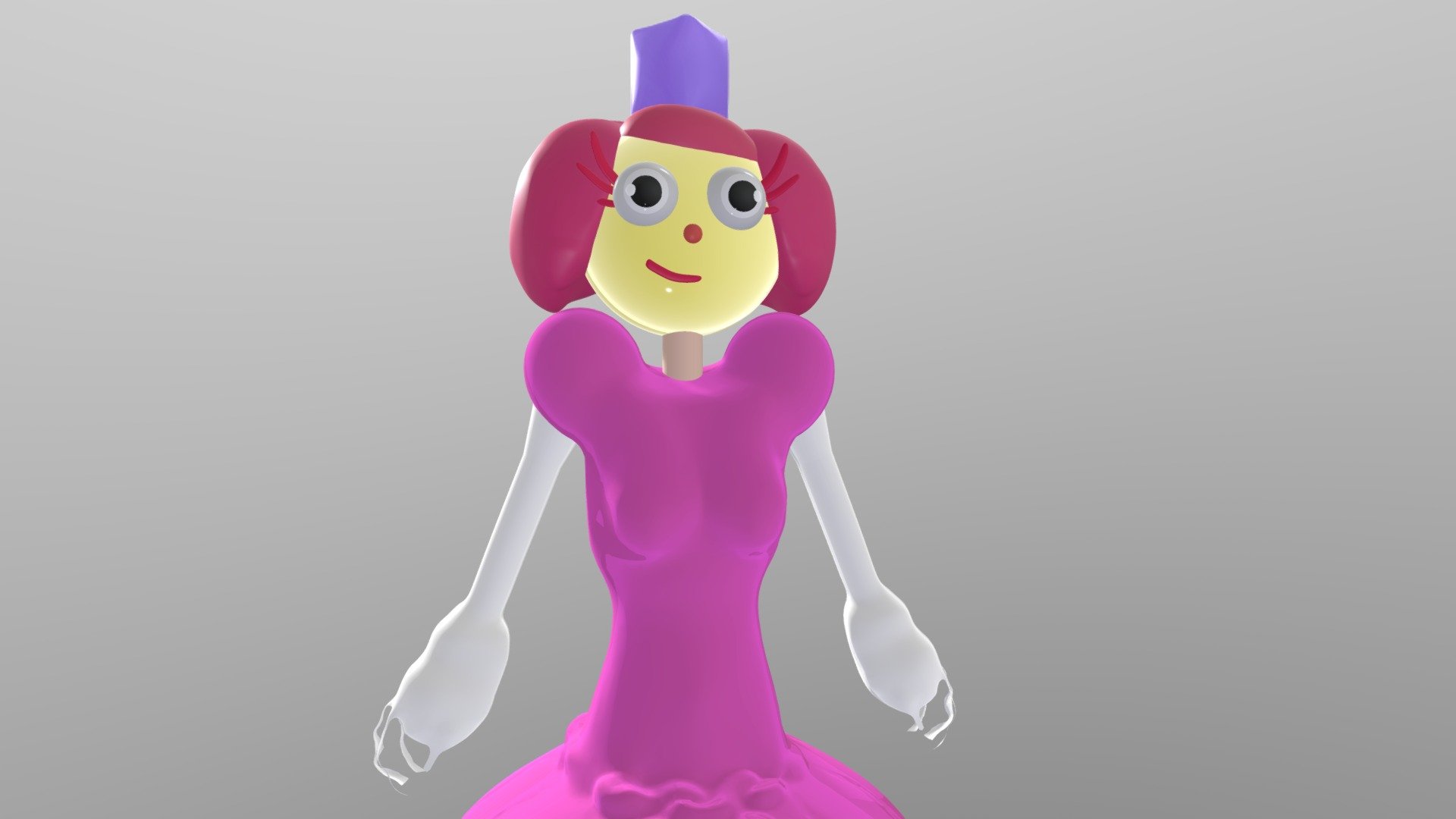Princess bubble gum - 3D model by polaris_adygea [0675f3c] - Sketchfab