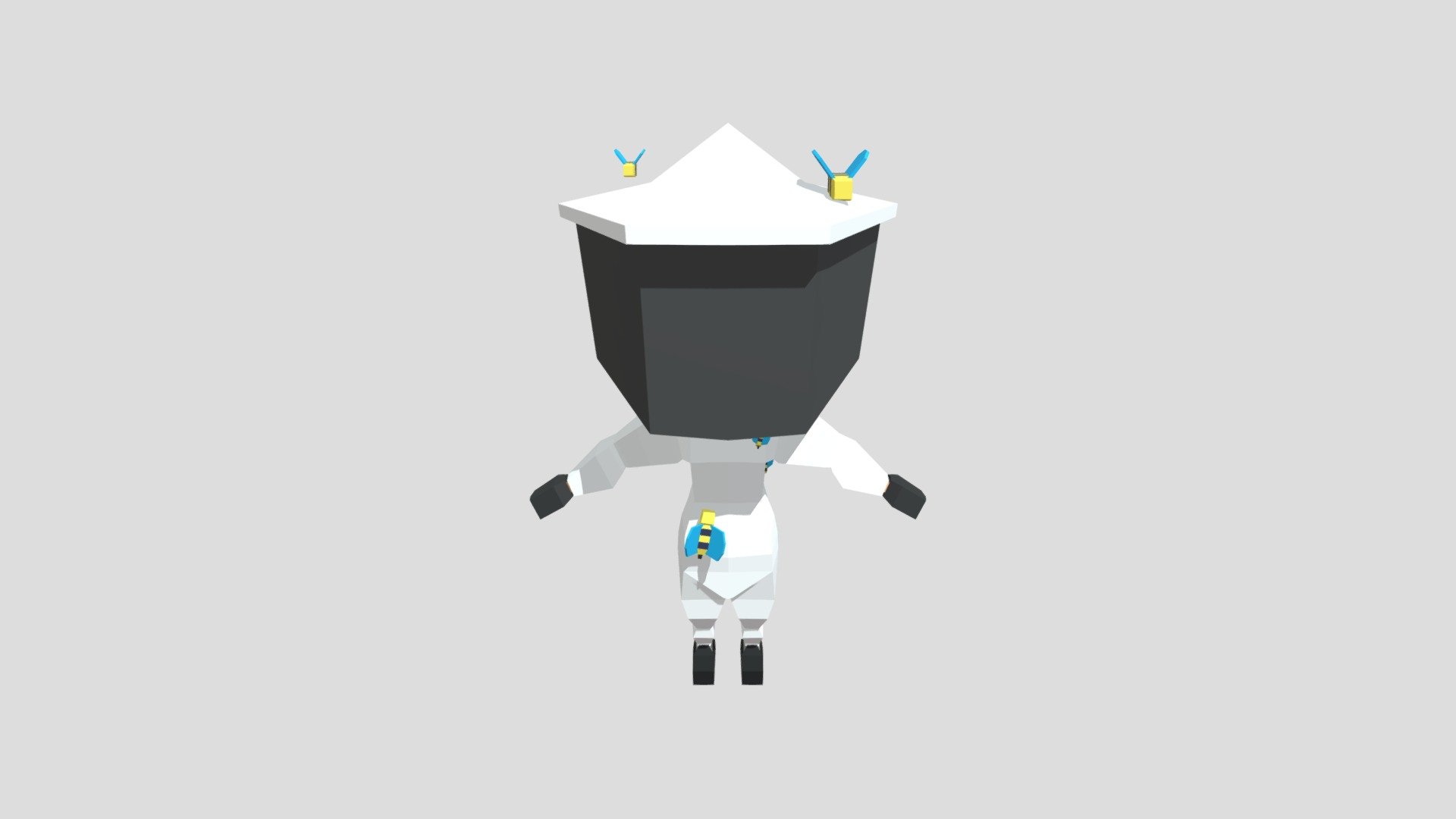 Mr. Beez Neeez - the BeeKeeper - 3D model by Symmetry Thomas ...