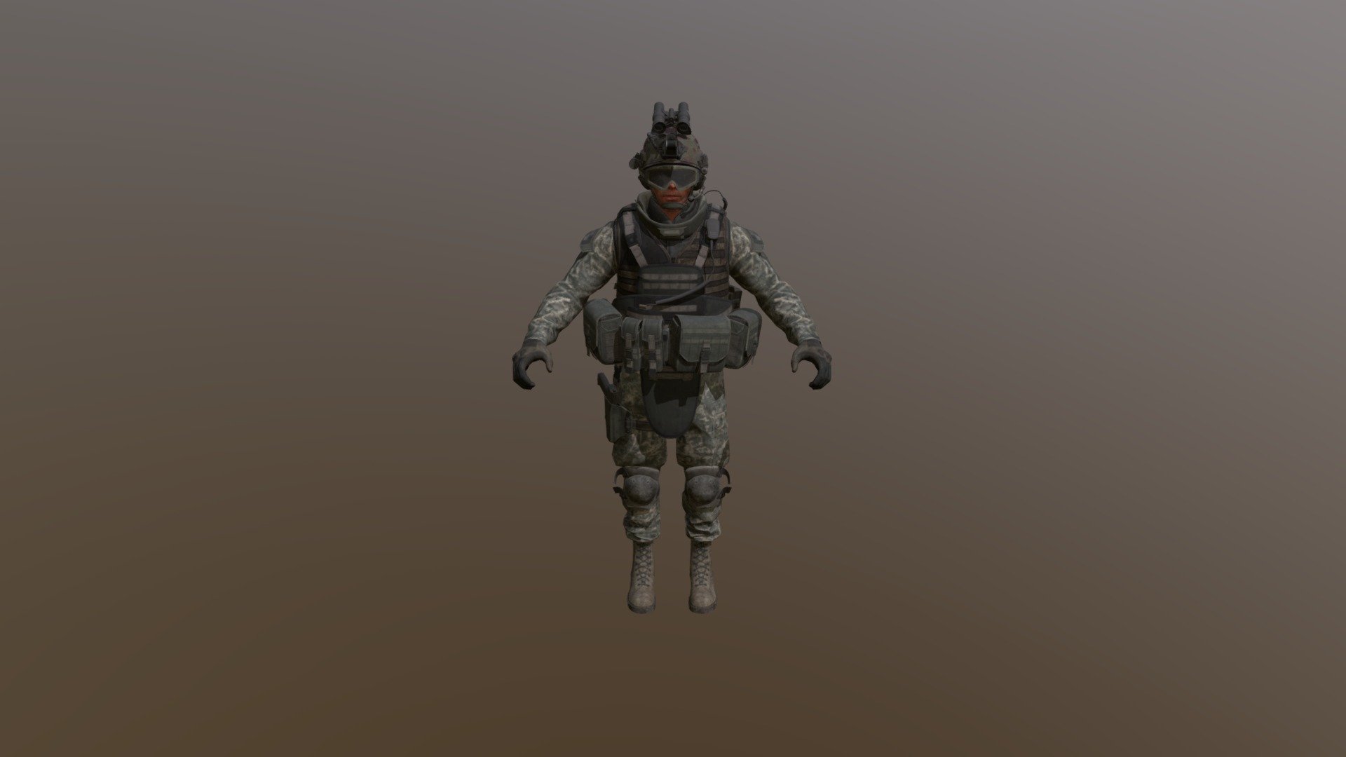 Call Of Duty:MW2R - Corporal Dunn - Download Free 3D model by ...