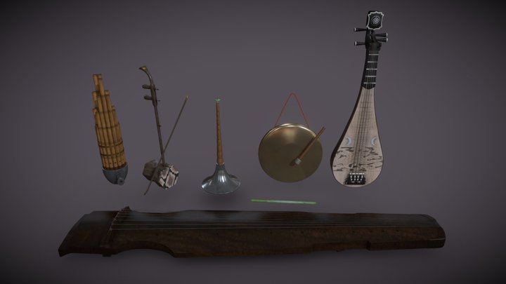 Musical-instruments 3D models - Sketchfab