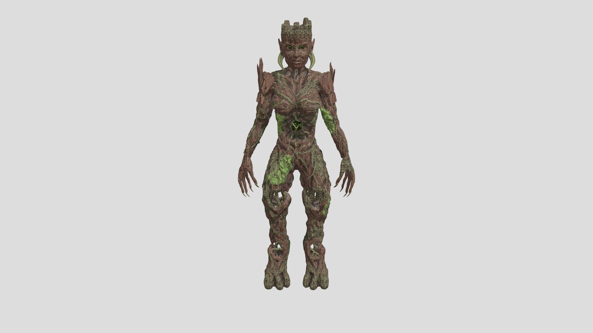 Female Tree Creature - 3D model by albion_luta [067d2b5] - Sketchfab