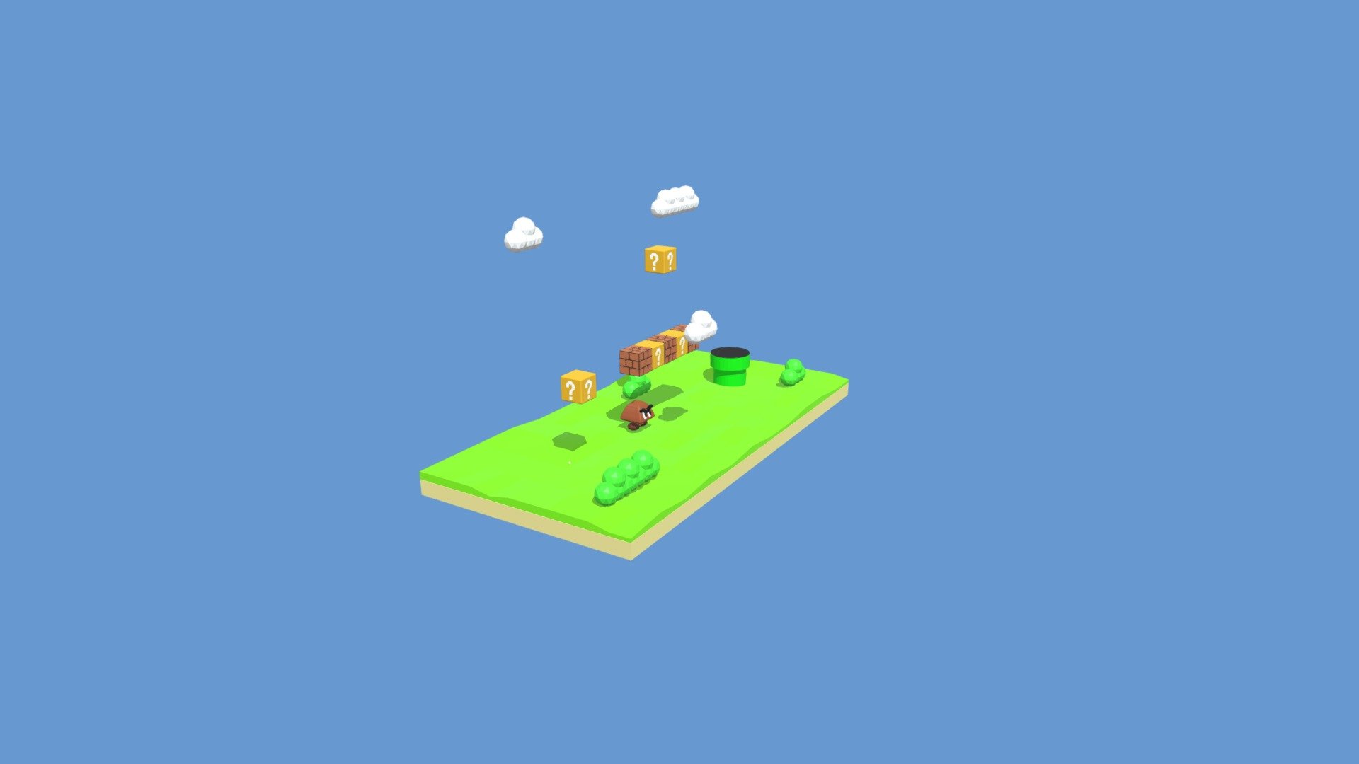 Mario Bros World 1-1 Start - 3D model by jact7585 [067d700] - Sketchfab