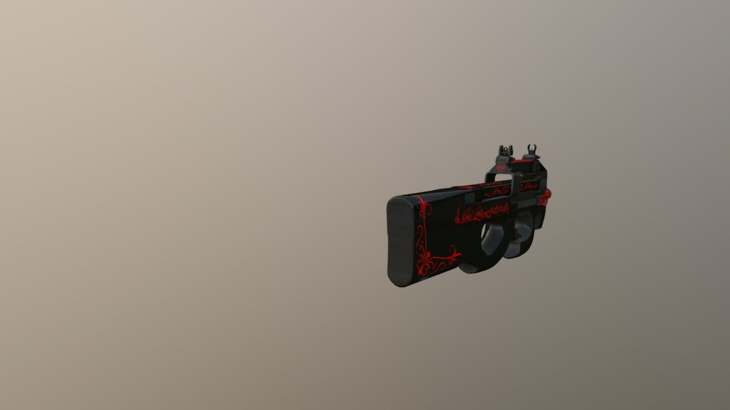 P90 | FireCracker - 3D model by ivangboss [067d910] - Sketchfab
