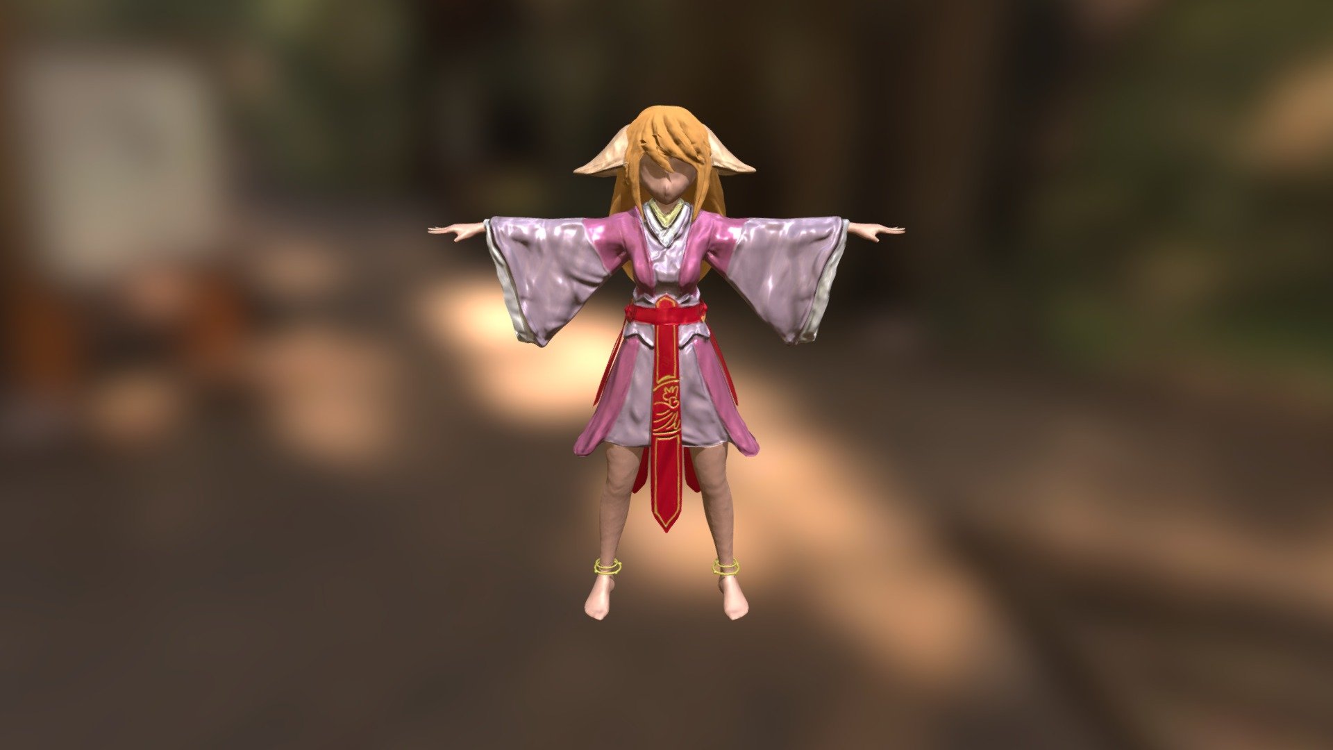 Fox Spirit Matchmaker - 3D model by an9991an [067dbb5] - Sketchfab