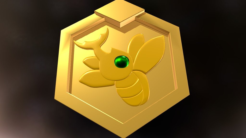 Metabee Kabuto Medal from Medabots - Download Free 3D model by Guillem ...