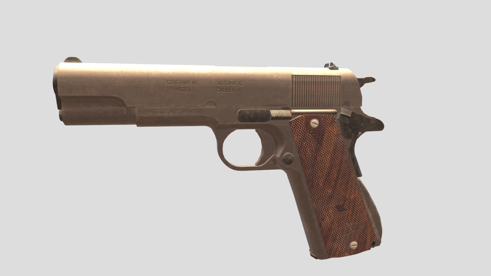 Government M1911 - 3D model by BaconOreos [067f5ab] - Sketchfab
