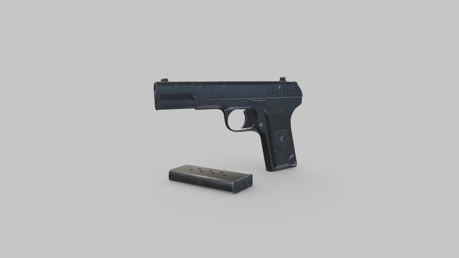 TT Pistol Low-poly PBR - Download Free 3D model by MaX3Dd [068077e ...