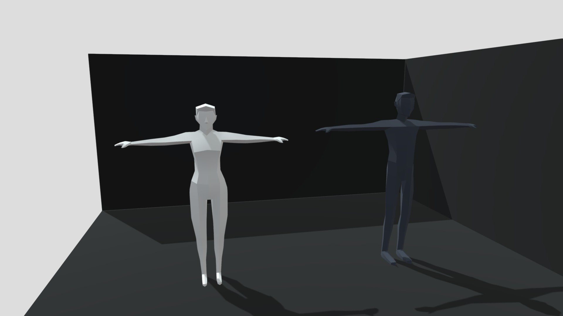 Human Base Meshes - Download Free 3D model by Low Poly Thunder ...