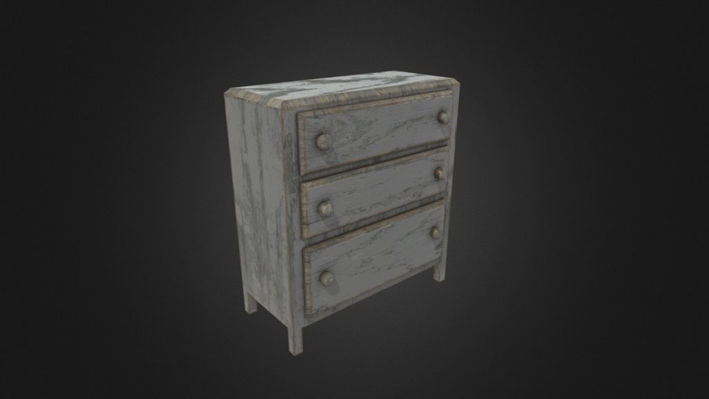 Set of Drawers - 3D model by JackJohn2942 [06811b4] - Sketchfab