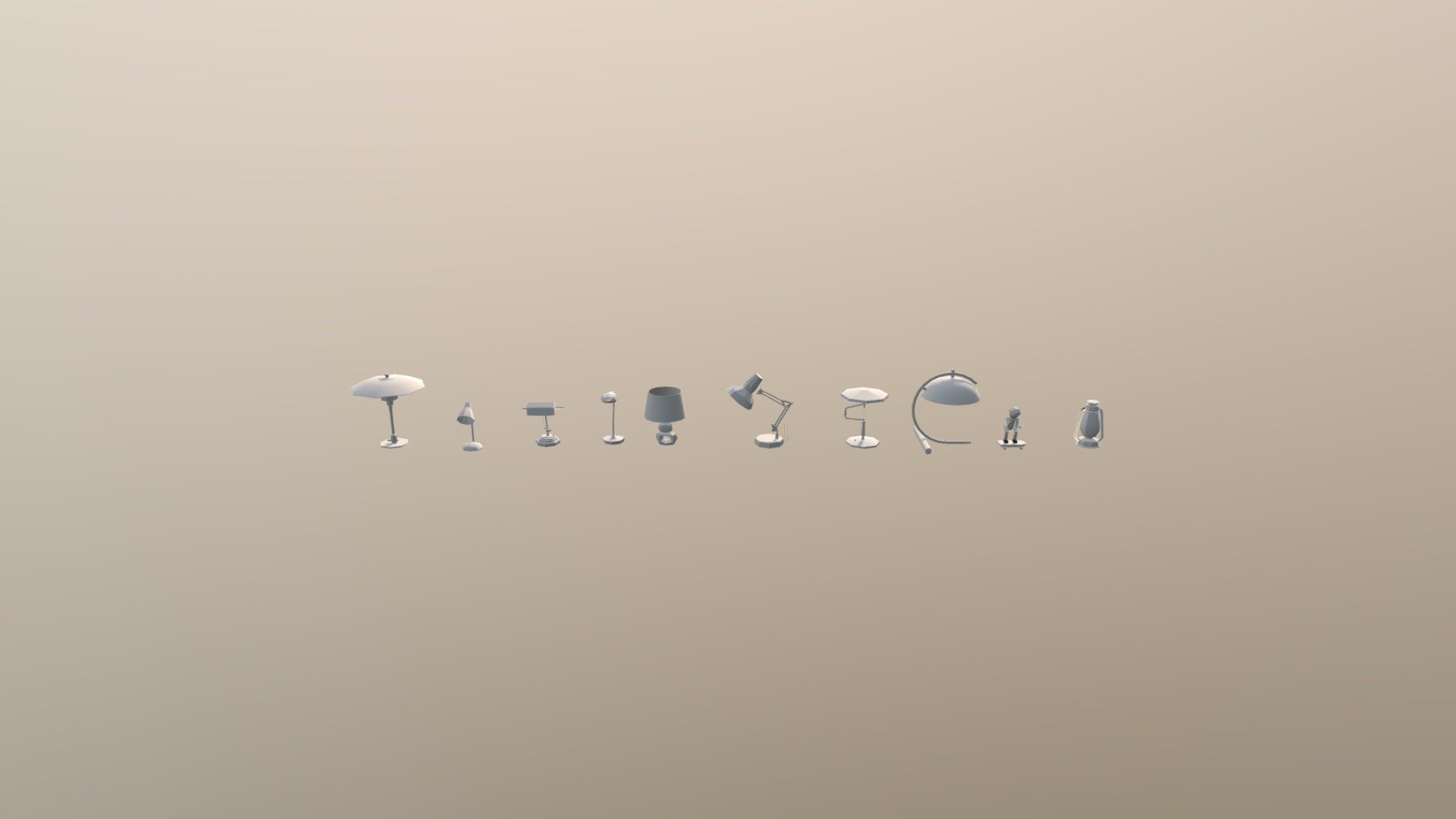 Lamps_ver.0.10_HW_Blocking - 3D model by lavrloki [0681c27] - Sketchfab