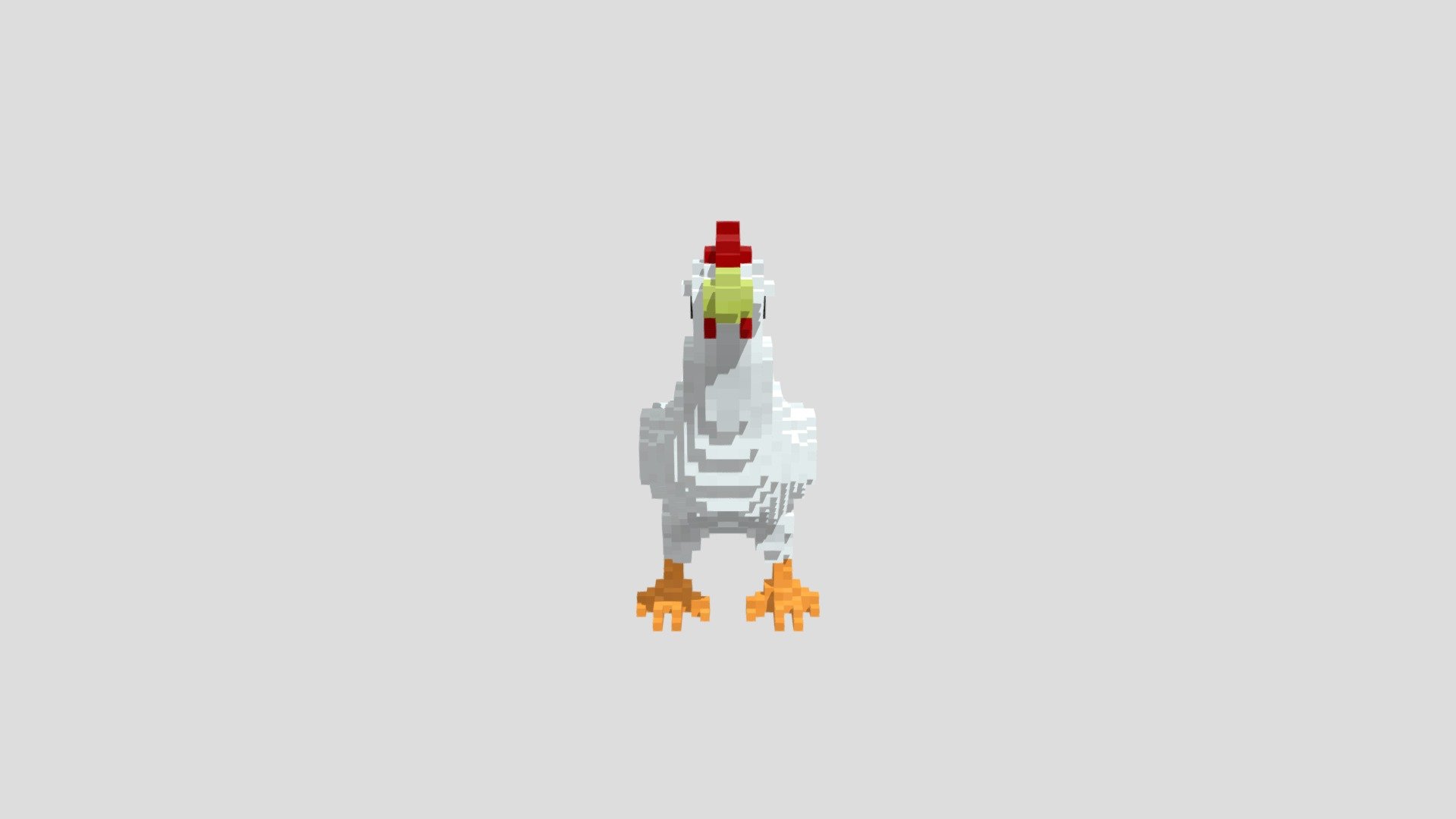 Voxel Chicken - 3D model by Buz1ex (@lexnexs) [0681cbd] - Sketchfab