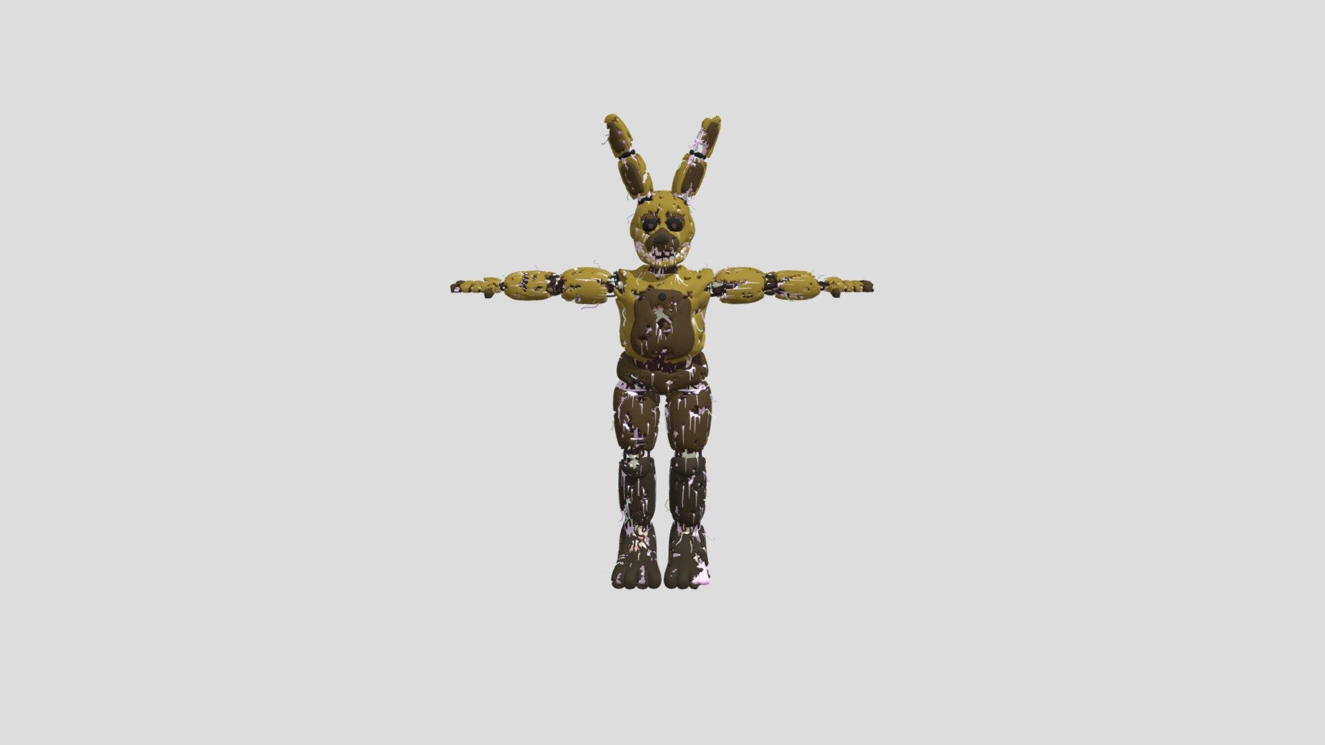 stylized_springtrap - 3D model by 25shyamill1 [0681f04] - Sketchfab