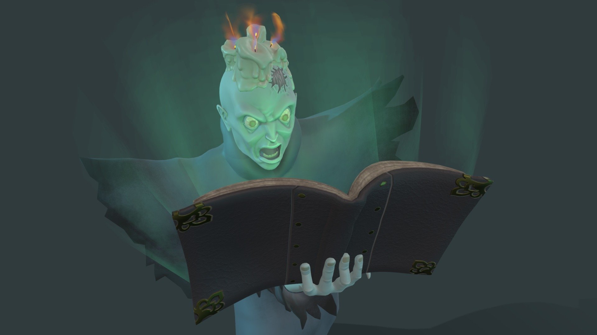 undead necromancer scene 2 - 3D model by lurkingGhoul [0682ead] - Sketchfab