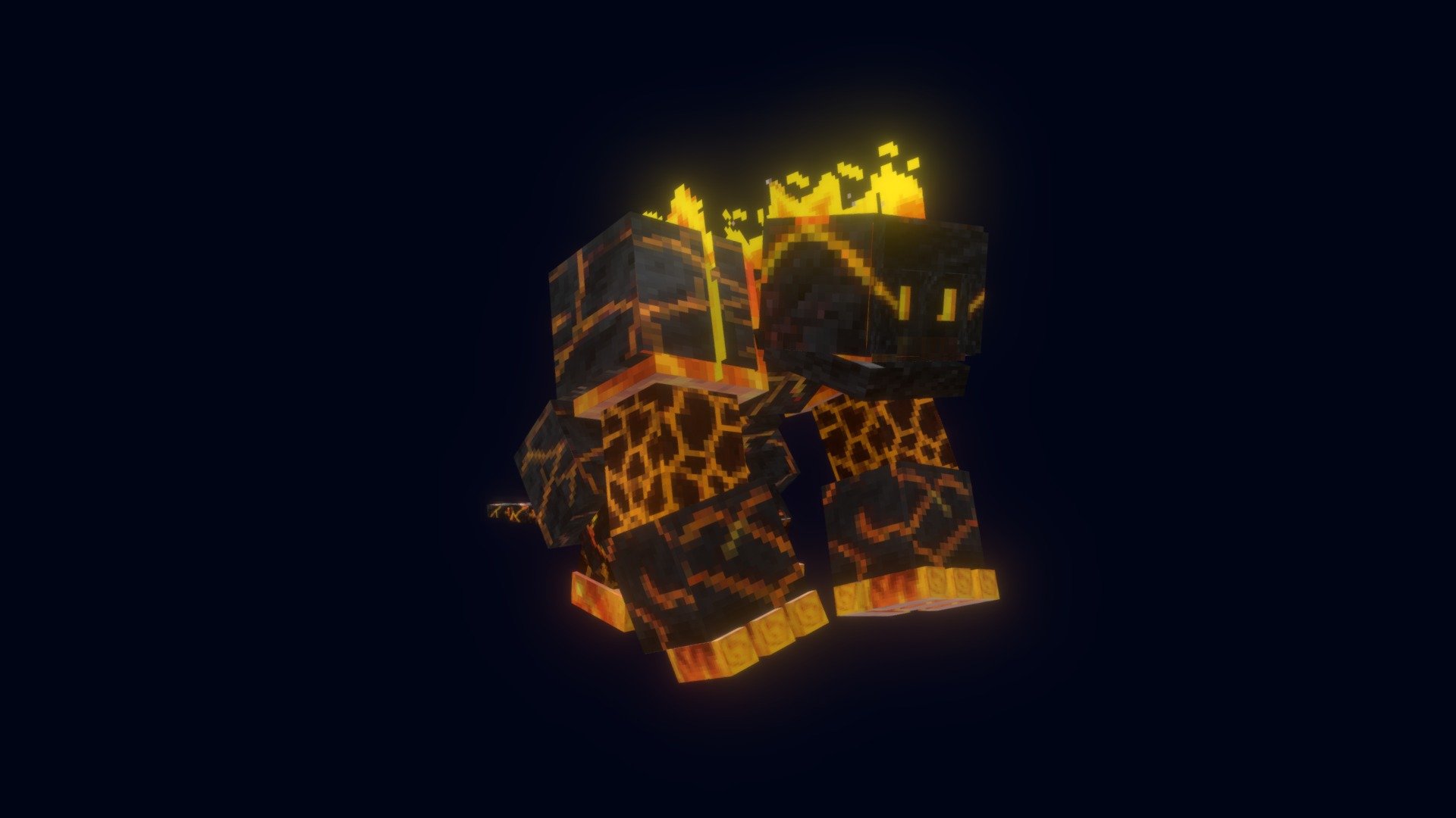 Inferno Golem - 3D model by Anesteva Miru (@anesteva_miru) [0683bab ...