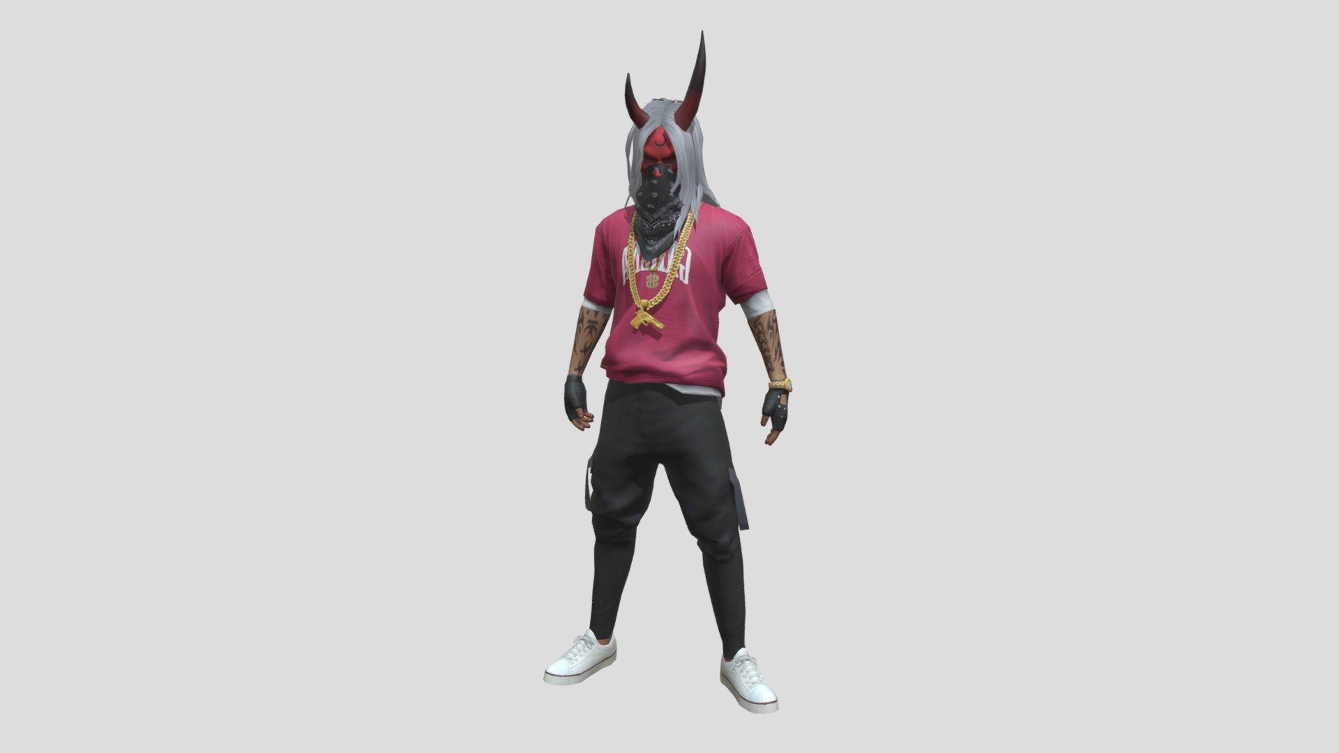 Free-fire-samurai-x-hiphop-3d-model - Download Free 3D model by ...
