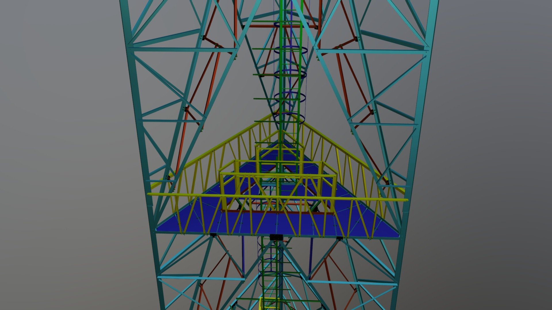 PLATAFORMA TORRE TRIANGULAR - 3D model by projetos.toc [0687708 ...