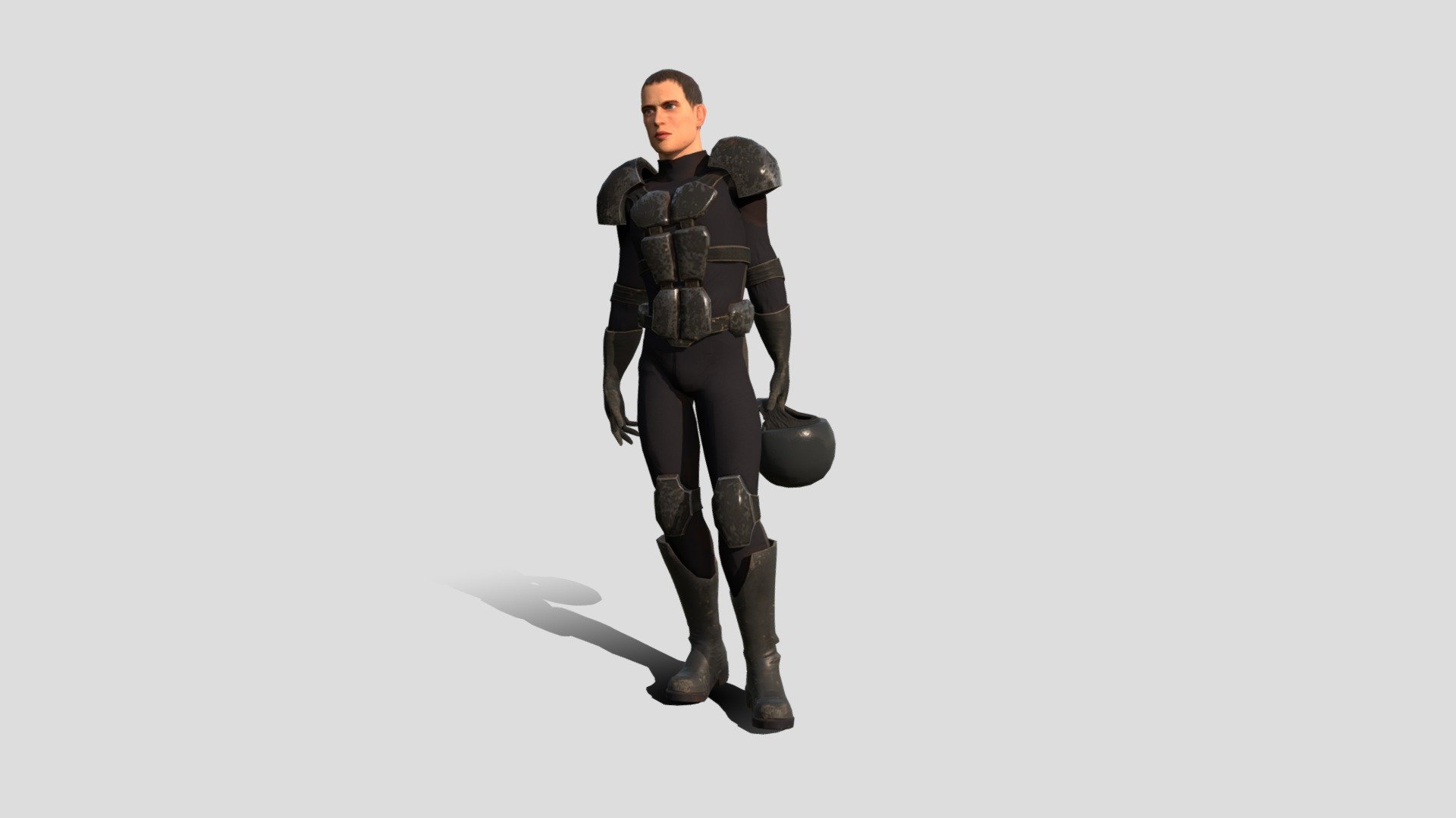 Male 03 Pilot Black Helmet Anim - 3D model by Los Bionicos Animation Studio (@losbionicos ...