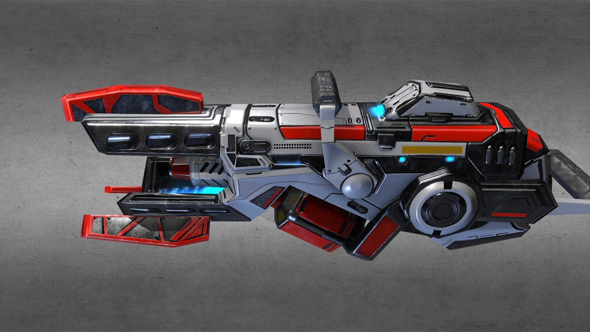 Lazer beam gun - Buy Royalty Free 3D model by micro26 [0689e84 ...