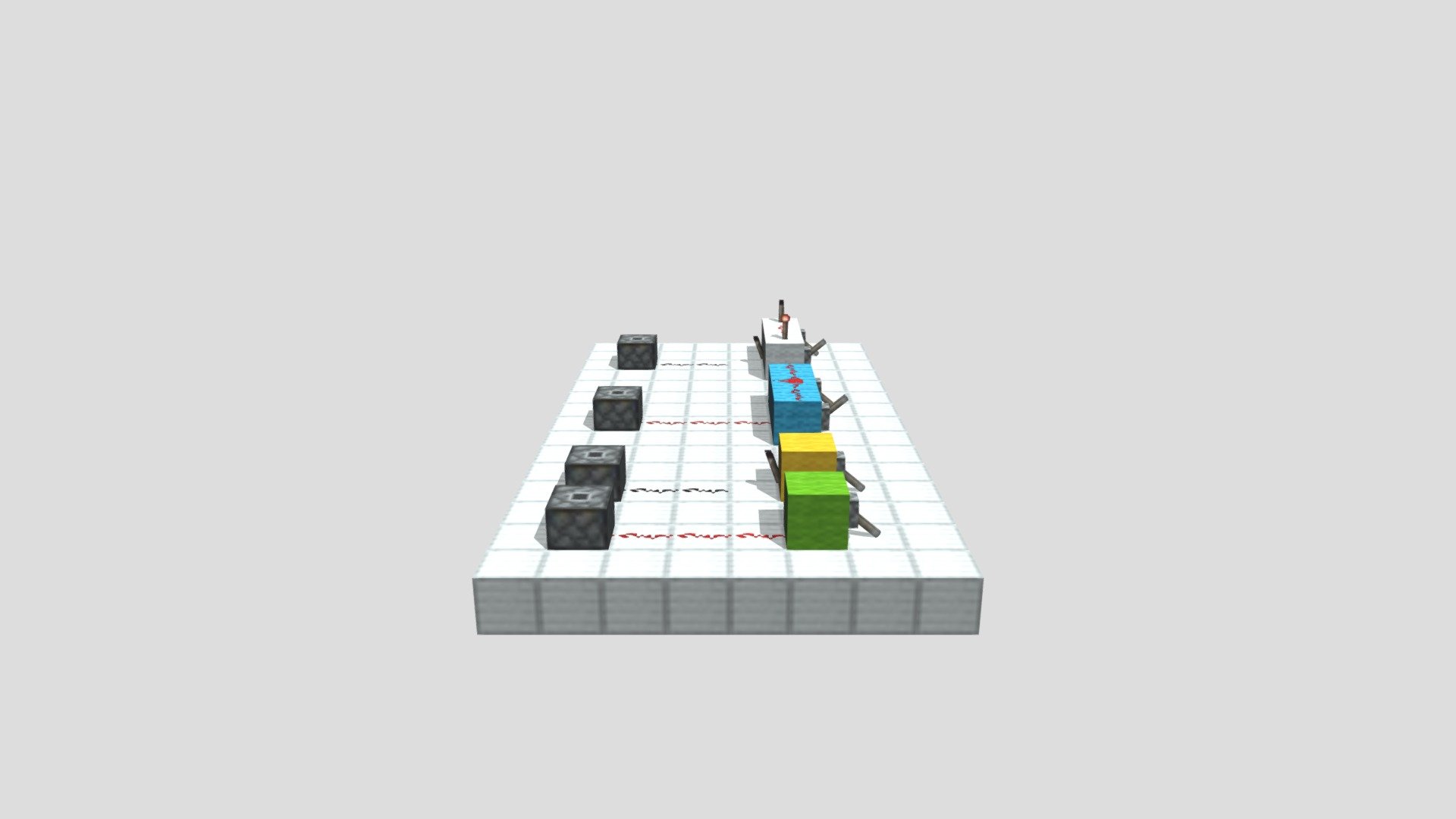 Logic Gates with Pistons - Mixed Output - Download Free 3D model by ...