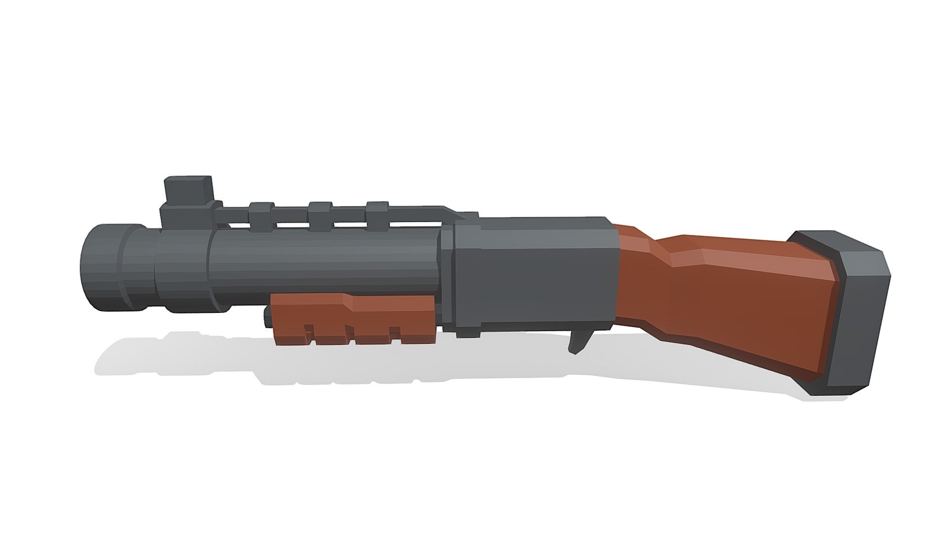 Low Poly Stylized Shotgun - Download Free 3D model by Anggo Ari Wibowo ...