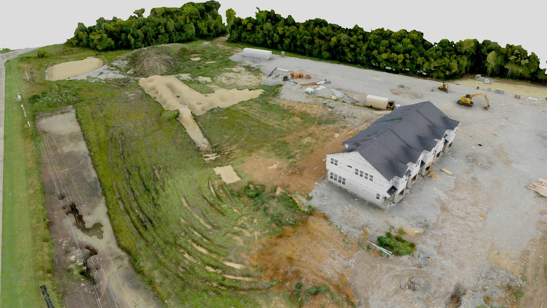 Leeville Pike Construction Progress July 28 - 3D model by mrwrightphoto ...