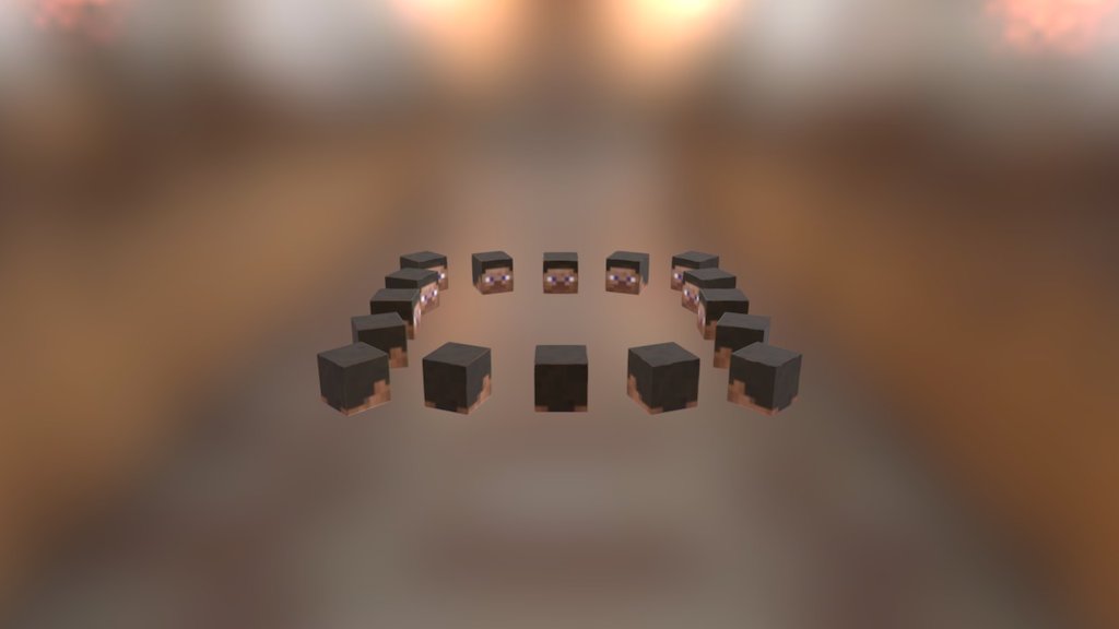 16 heads - 3D model by CraftMaster Software (@cmsw) [0692454] - Sketchfab