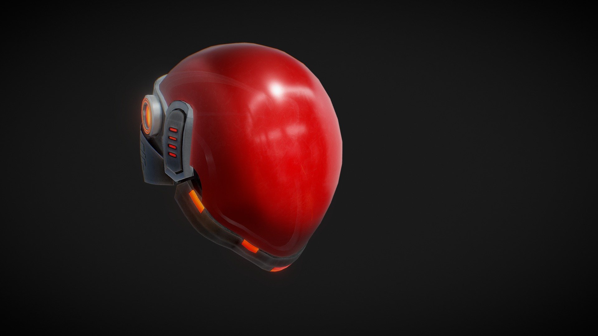 Cyborg Helmet - Buy Royalty Free 3D model by Isaack - Tacko The 3D Guy ...