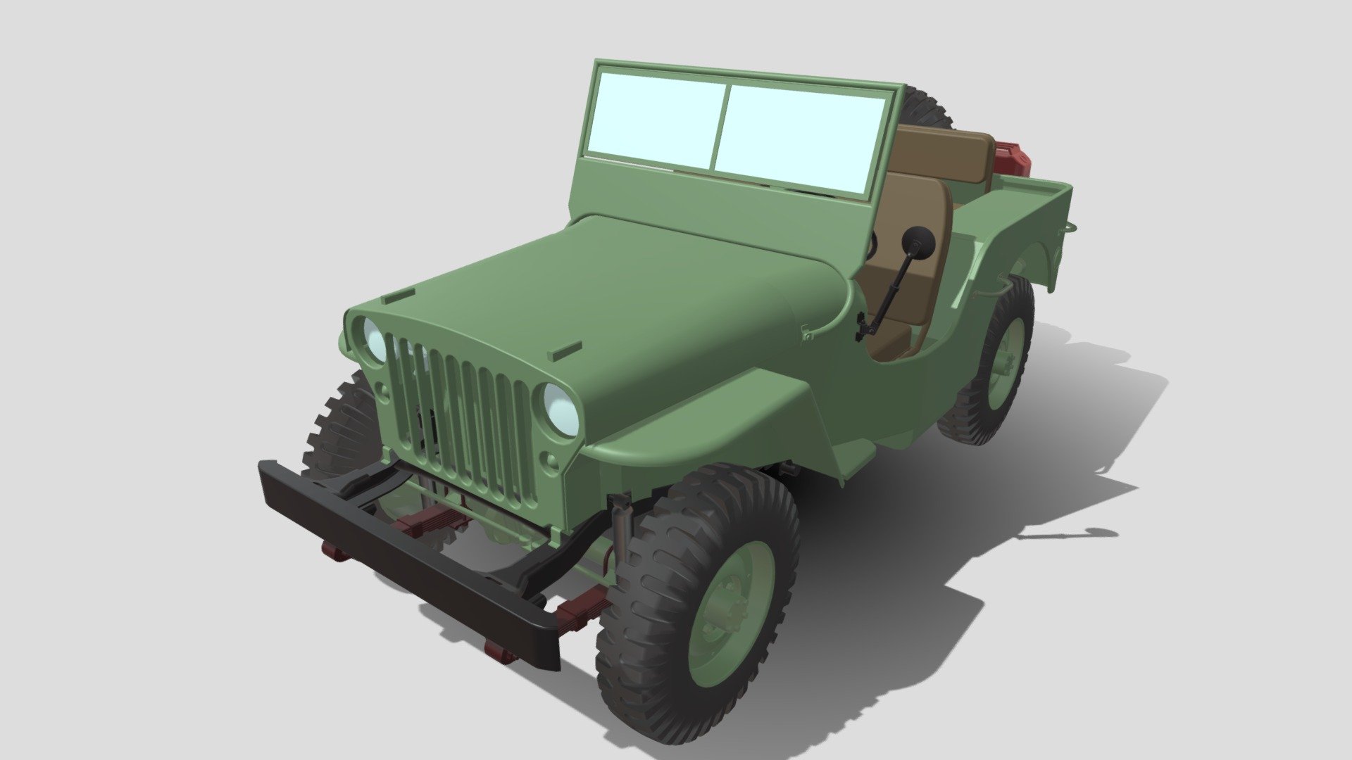 Jeep - Download Free 3D model by gelber (@liebherr996litronic) [0692f64] - Sketchfab