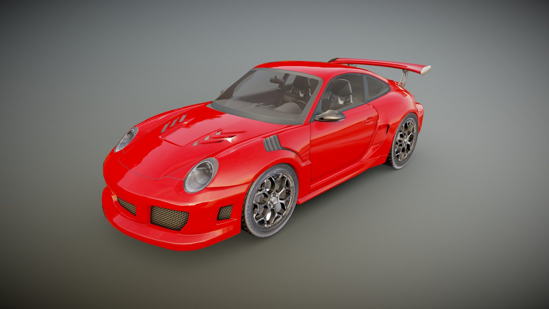 Sport Car - 3D model by Samidi (@cachetf) [069597f] - Sketchfab